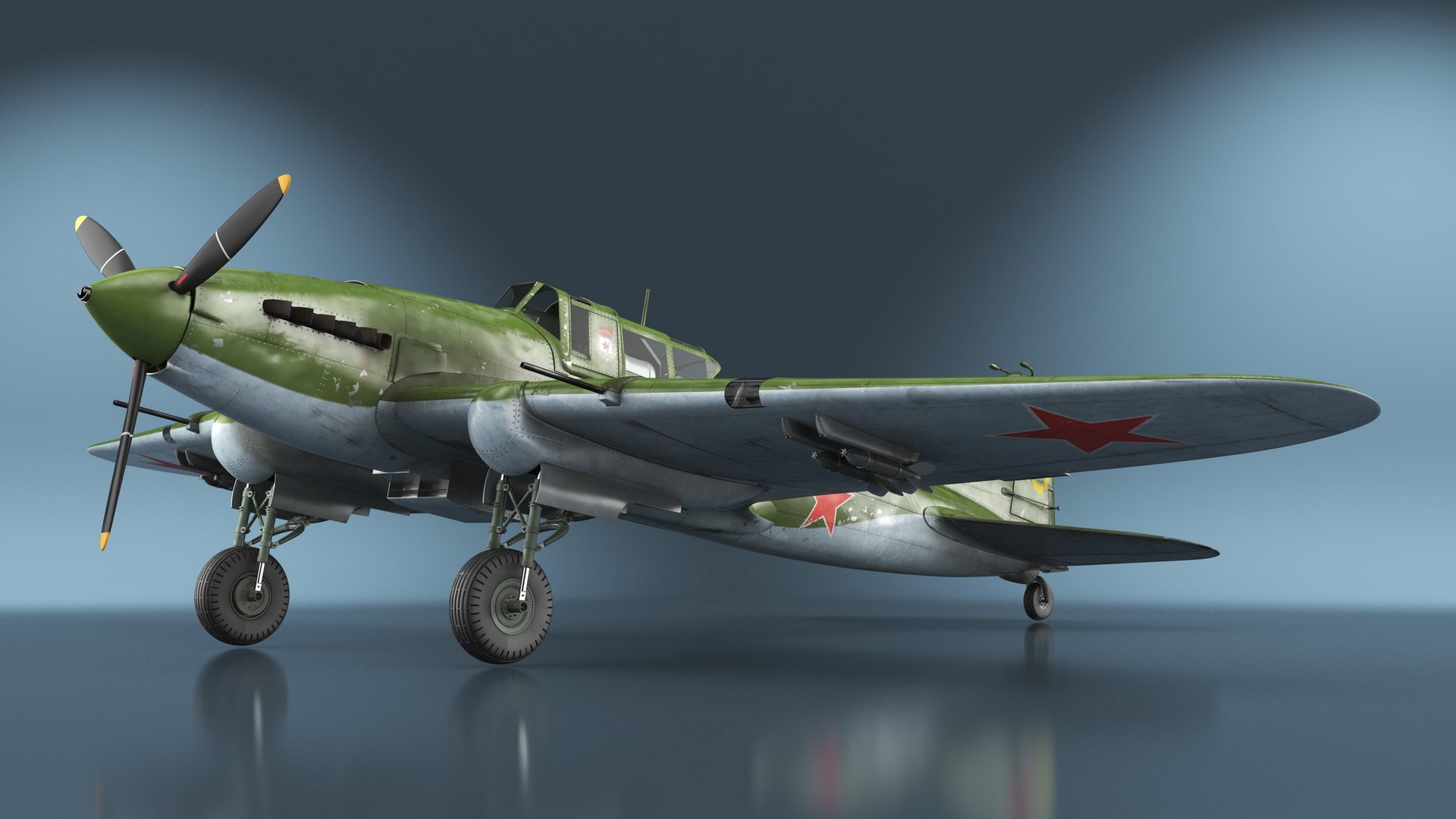 Ilyushin Il-2 Sturmovik Aircraft Rigged For Maya 3D Model - TurboSquid 2417356