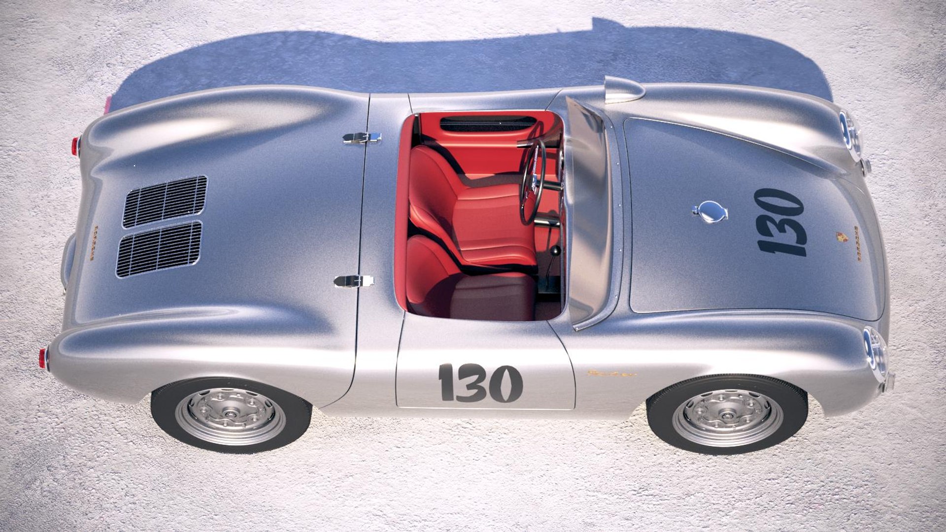 Porsche Spyder 550 3d Max