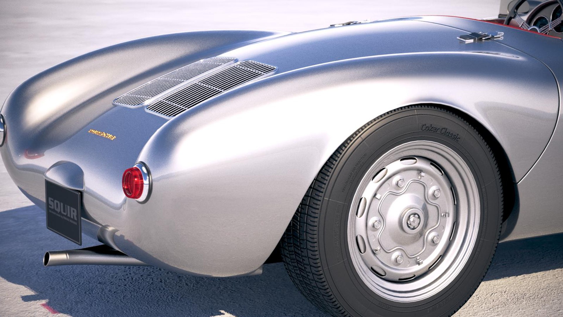 Porsche Spyder 550 3d Max