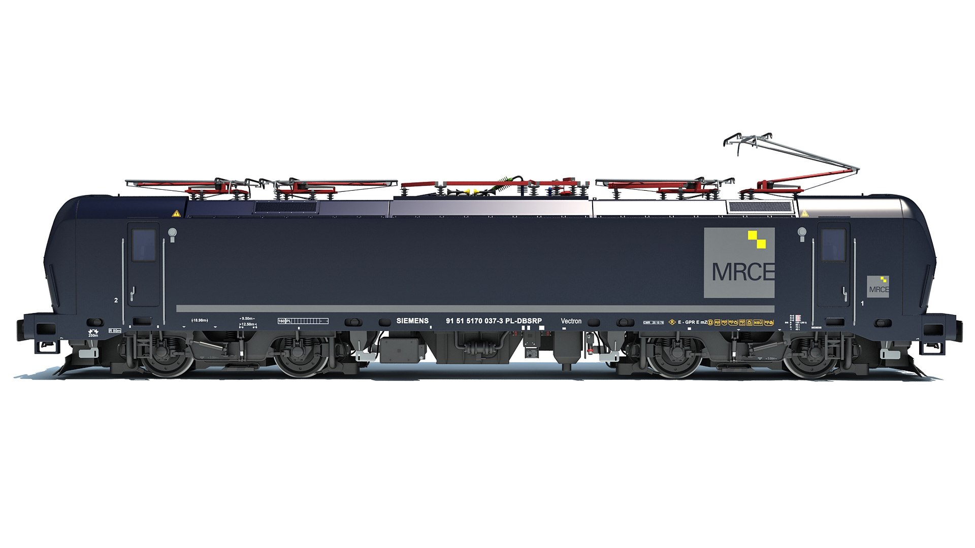 Siemens Vectron Locomotive Mrce 3D Model - TurboSquid 1611783