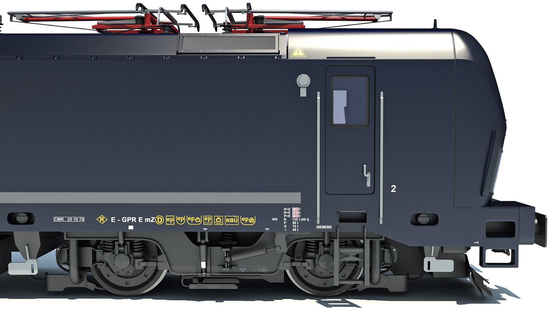 Siemens Vectron Locomotive Mrce 3D Model - TurboSquid 1611783