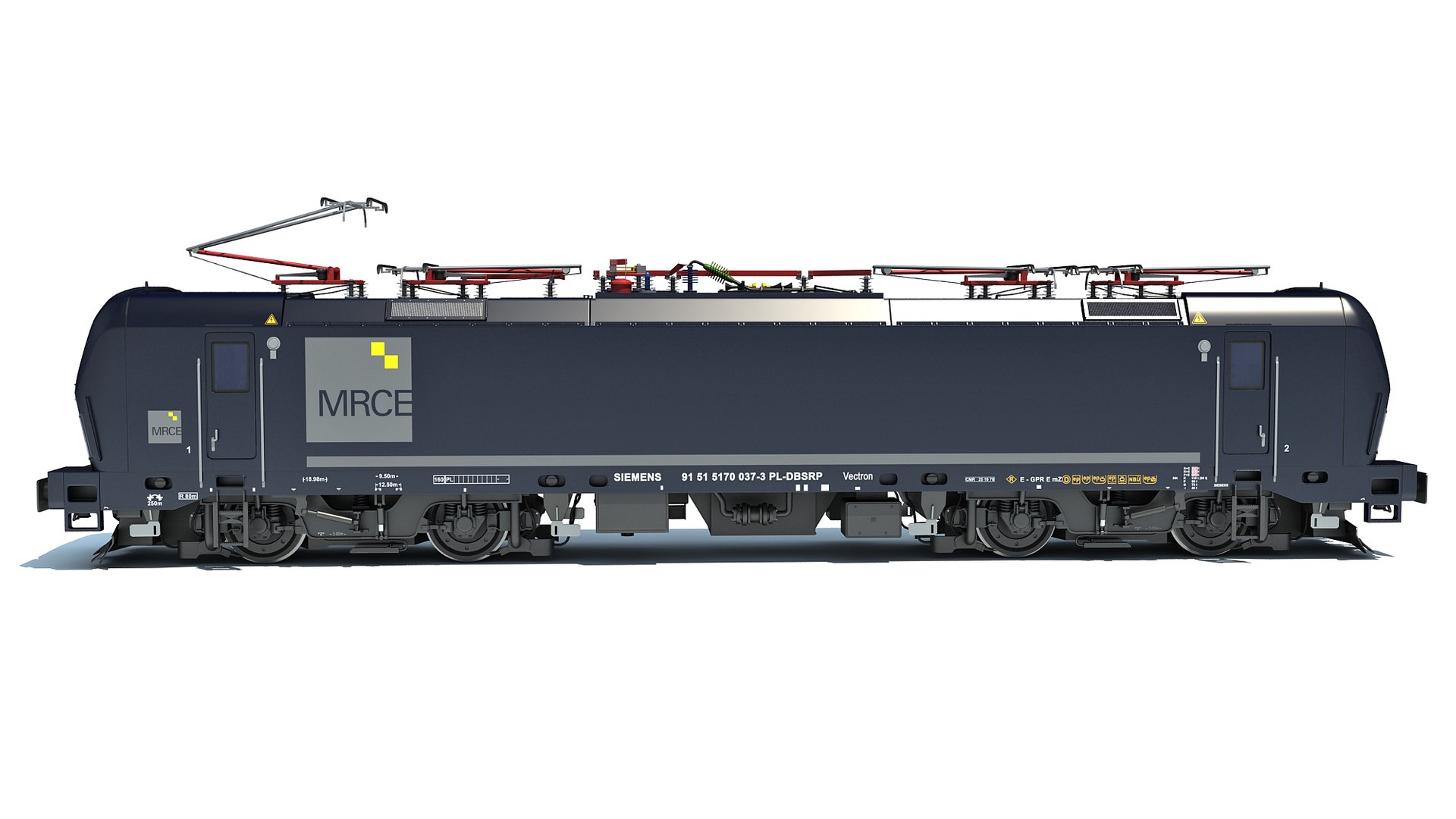 Siemens Vectron Locomotive Mrce 3D Model - TurboSquid 1611783