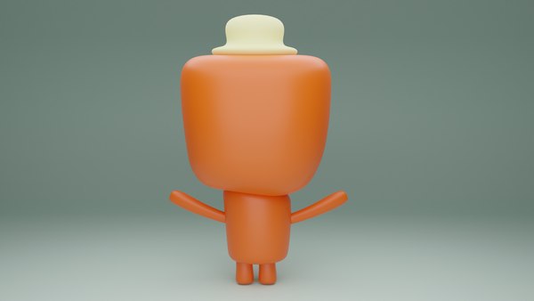 3D Orange character Rigged-blend shape-animated - TurboSquid 2010755