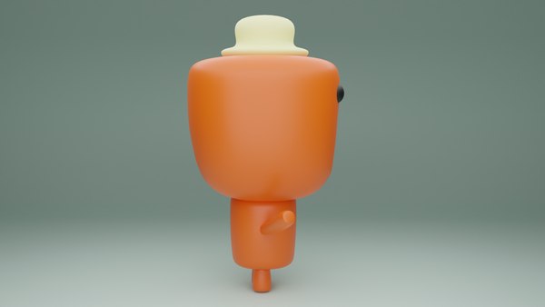 3D Orange character Rigged-blend shape-animated - TurboSquid 2010755