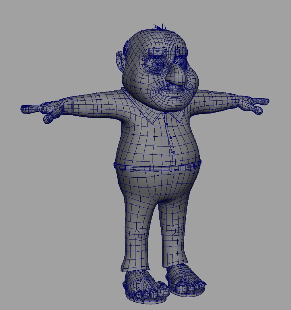 3D Man Cartoon Model - TurboSquid 1308341
