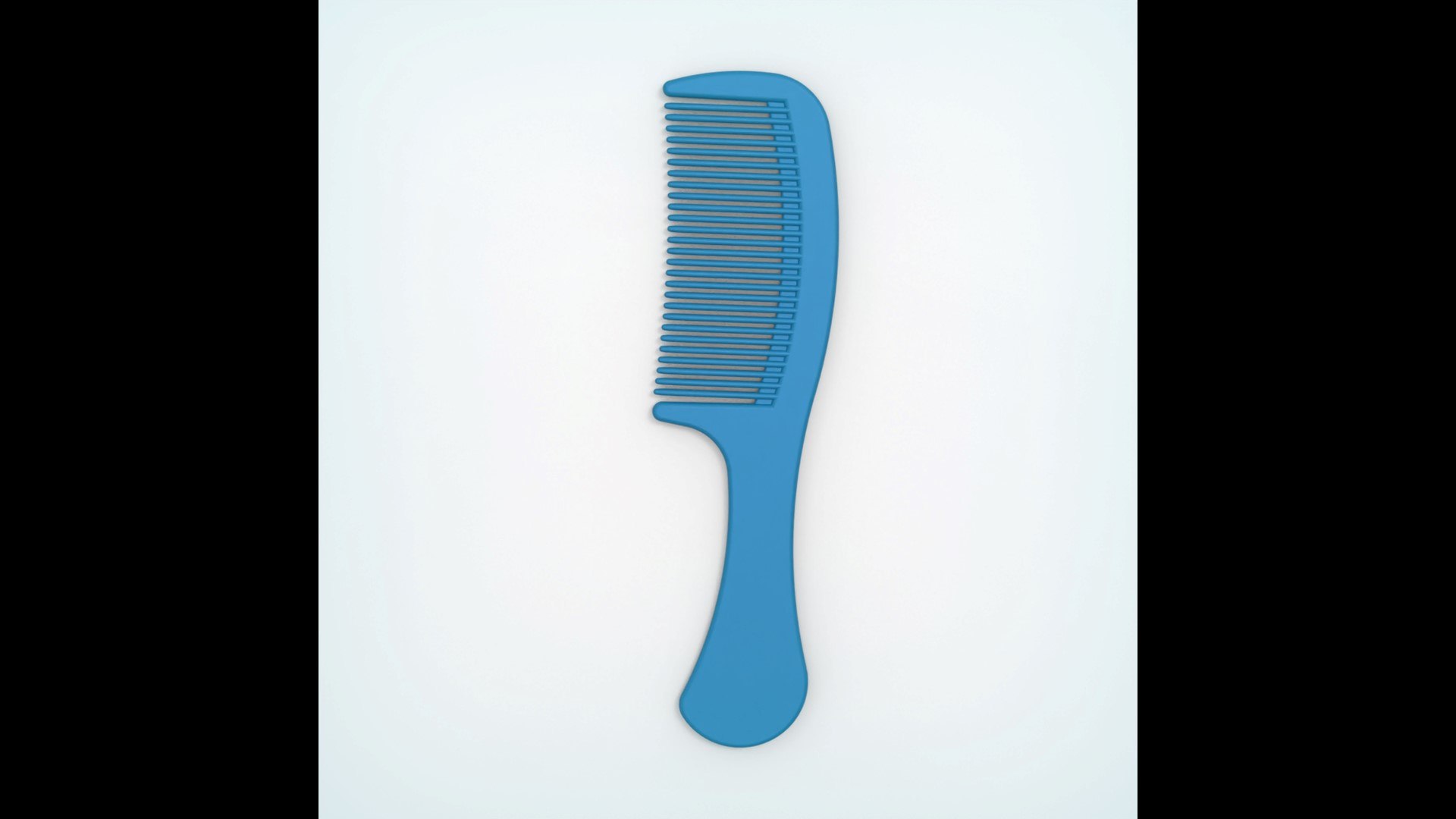 Printable Hair Comb 3D Model - TurboSquid 2288809
