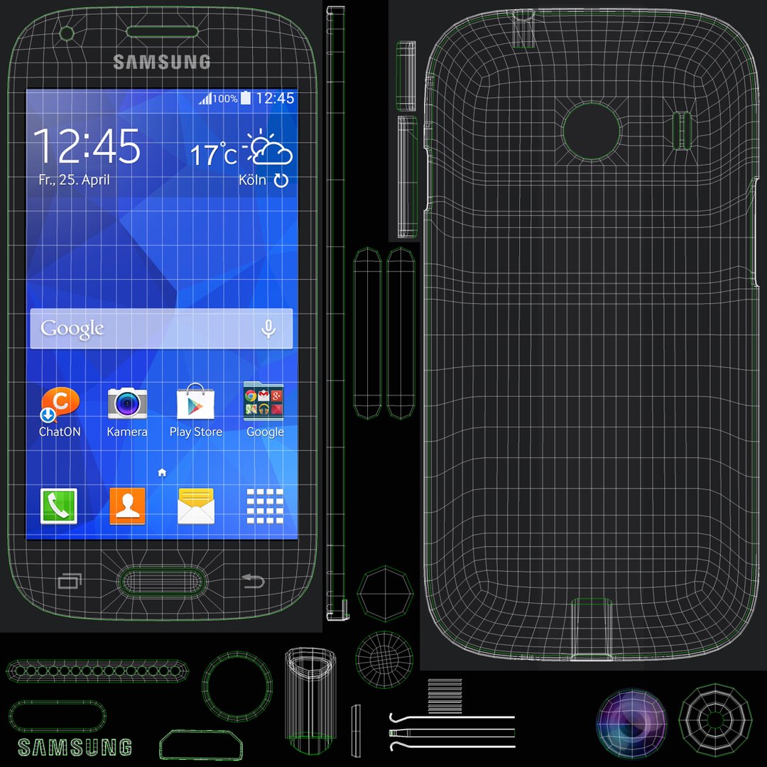 3d Model New Samsung Galaxy Ace