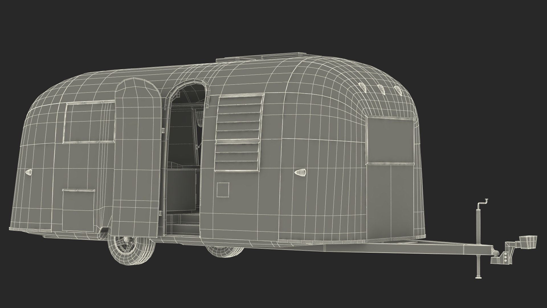 Yellow Fish Food Truck Rigged 3D model - TurboSquid 2054603