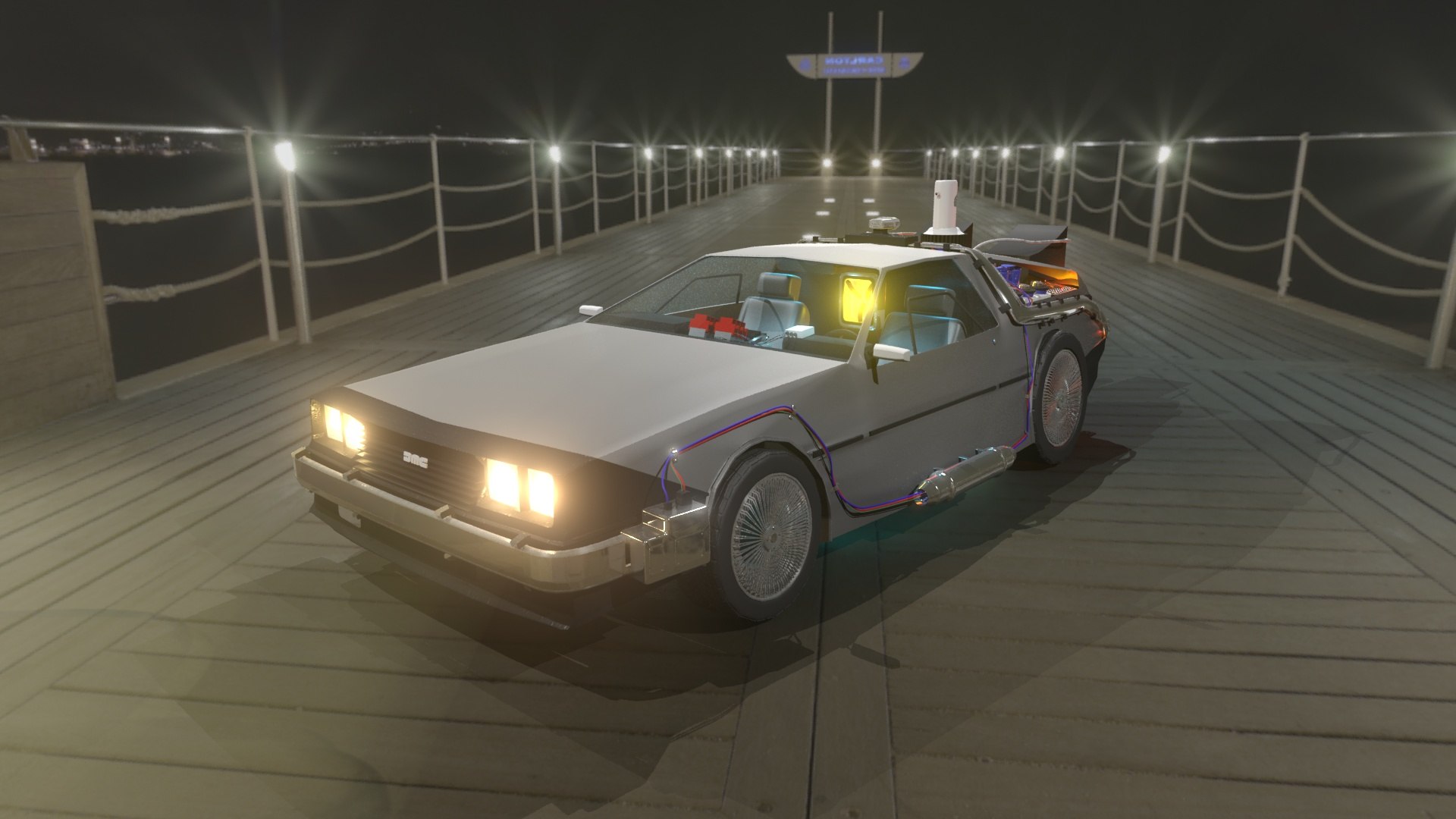 3d Delorean Dmc 12 Model