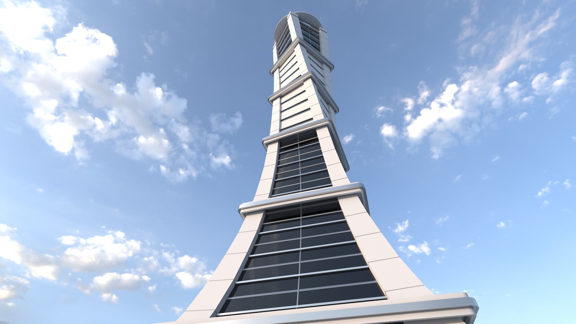 Sci-Fi Futuristic Building Concept 7 3D - TurboSquid 2299497
