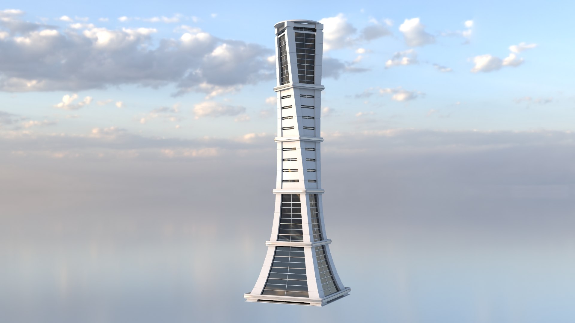 Sci-Fi Futuristic Building Concept 7 3D - TurboSquid 2299497