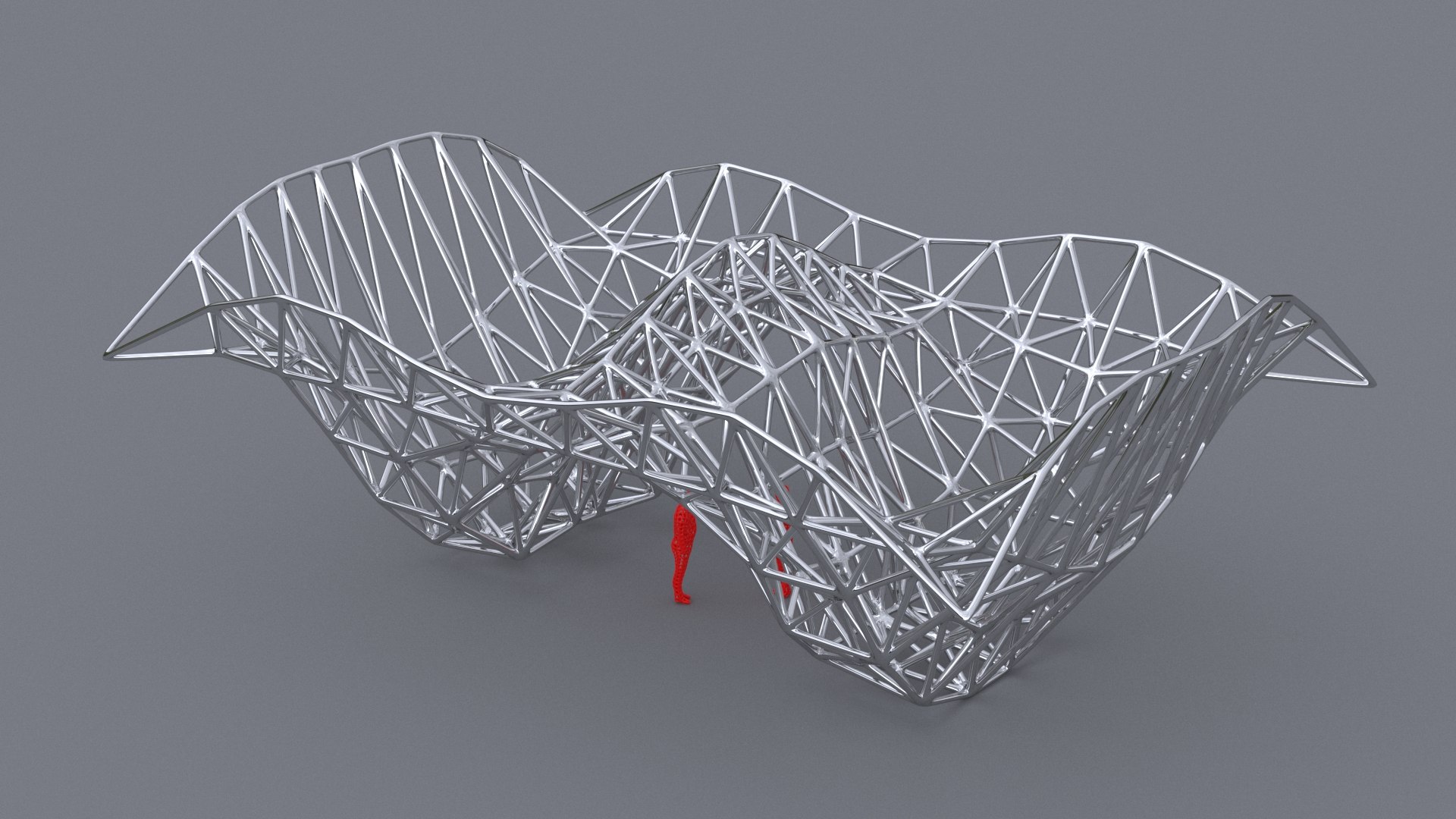 Parametric Steel Frame Canopy 01 3D Model - TurboSquid 2412423