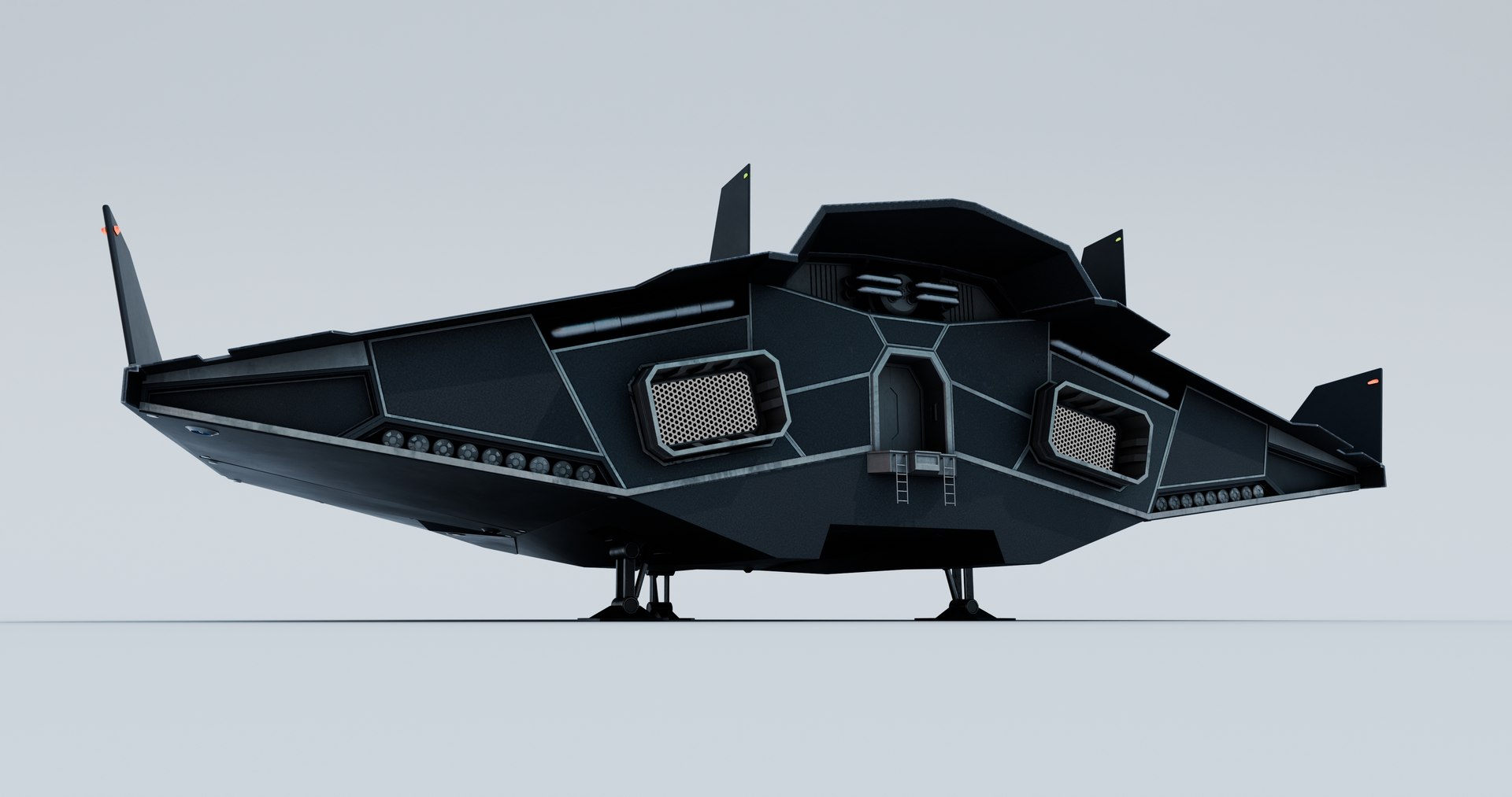 3D Model Spaceship Triple Texture Collection - TurboSquid 2373109