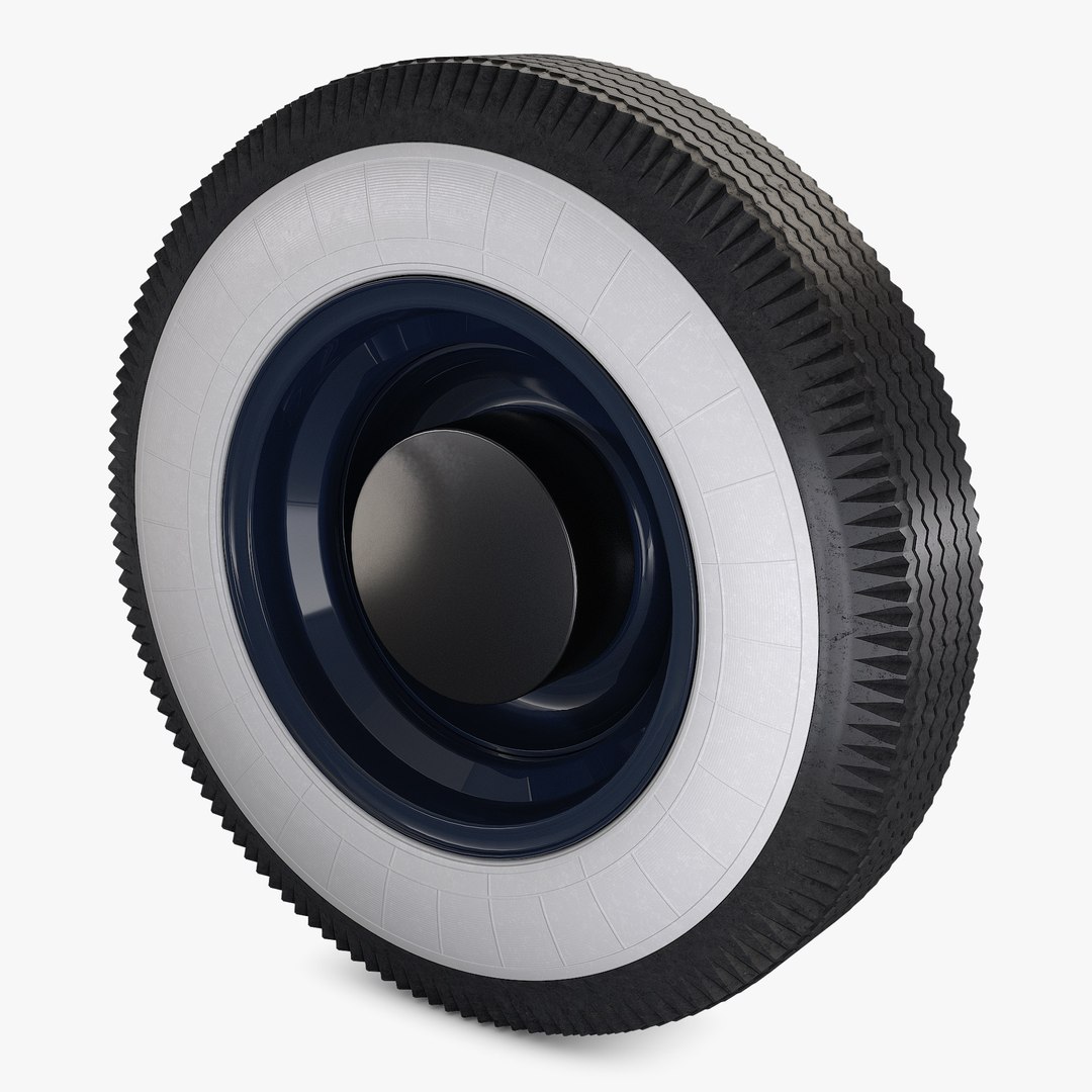 Retro Car Wheel M 3 3D Model - TurboSquid 2218850