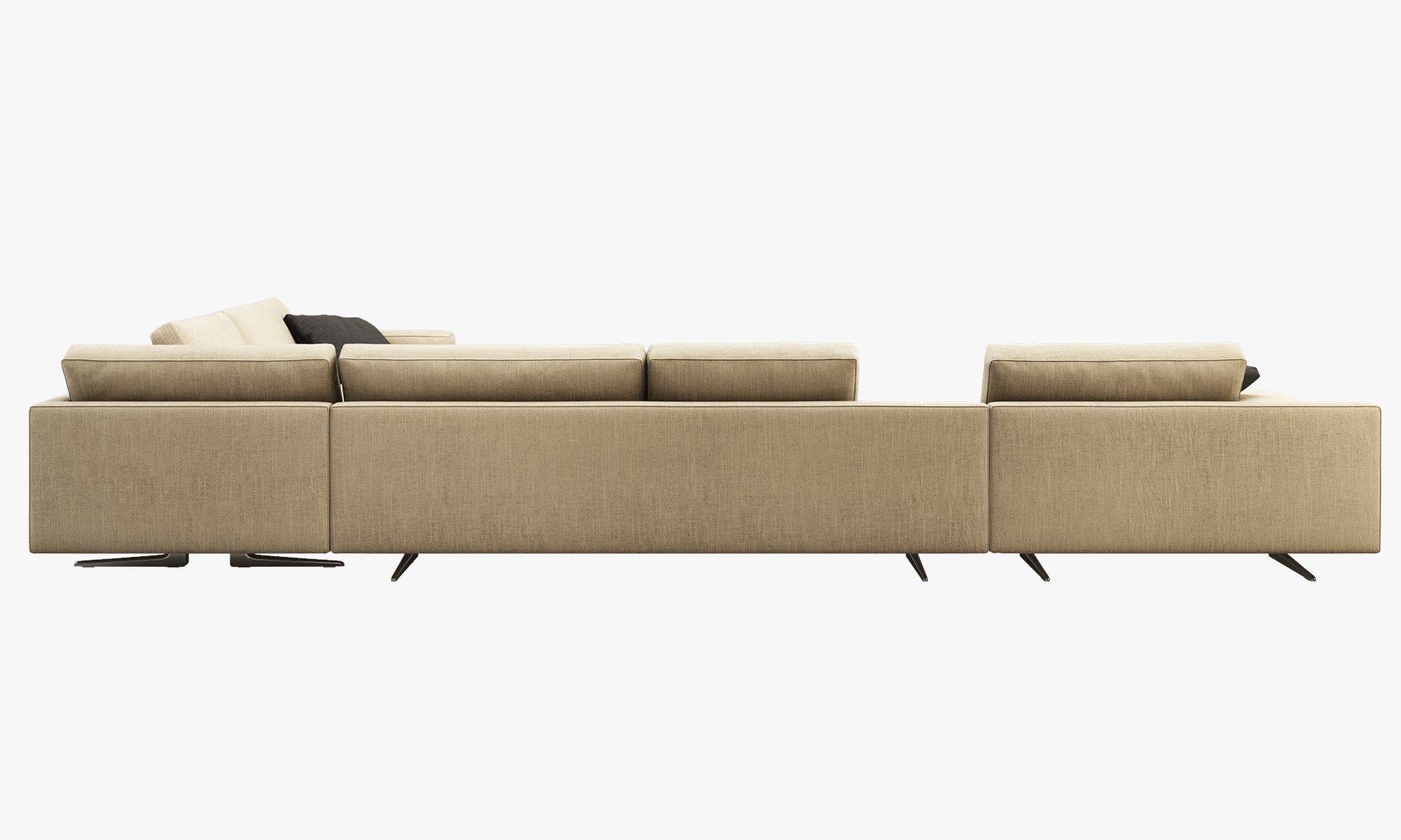 3D model poliform mondrian chaise lounge - TurboSquid 1463317