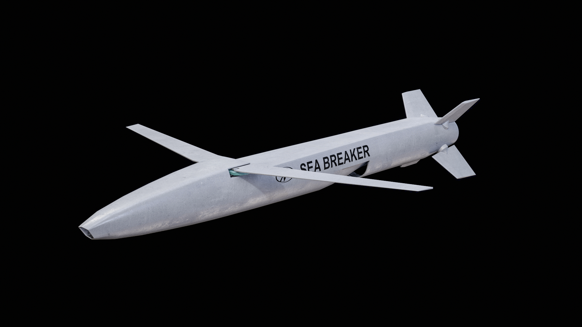 3D Rigged Sea Breaker Missile PBR Model - TurboSquid 2307686
