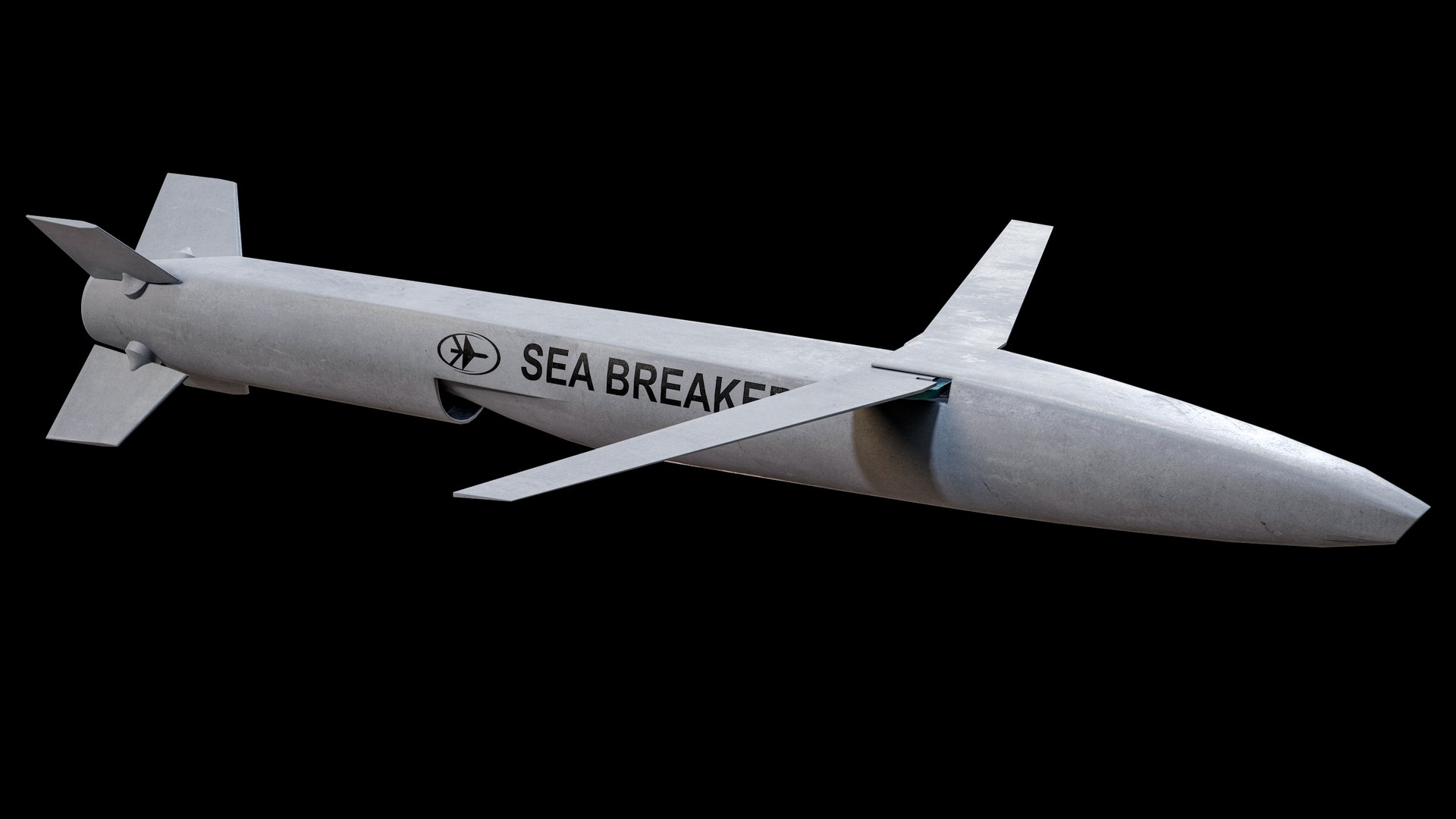 3D Rigged Sea Breaker Missile PBR Model - TurboSquid 2307686