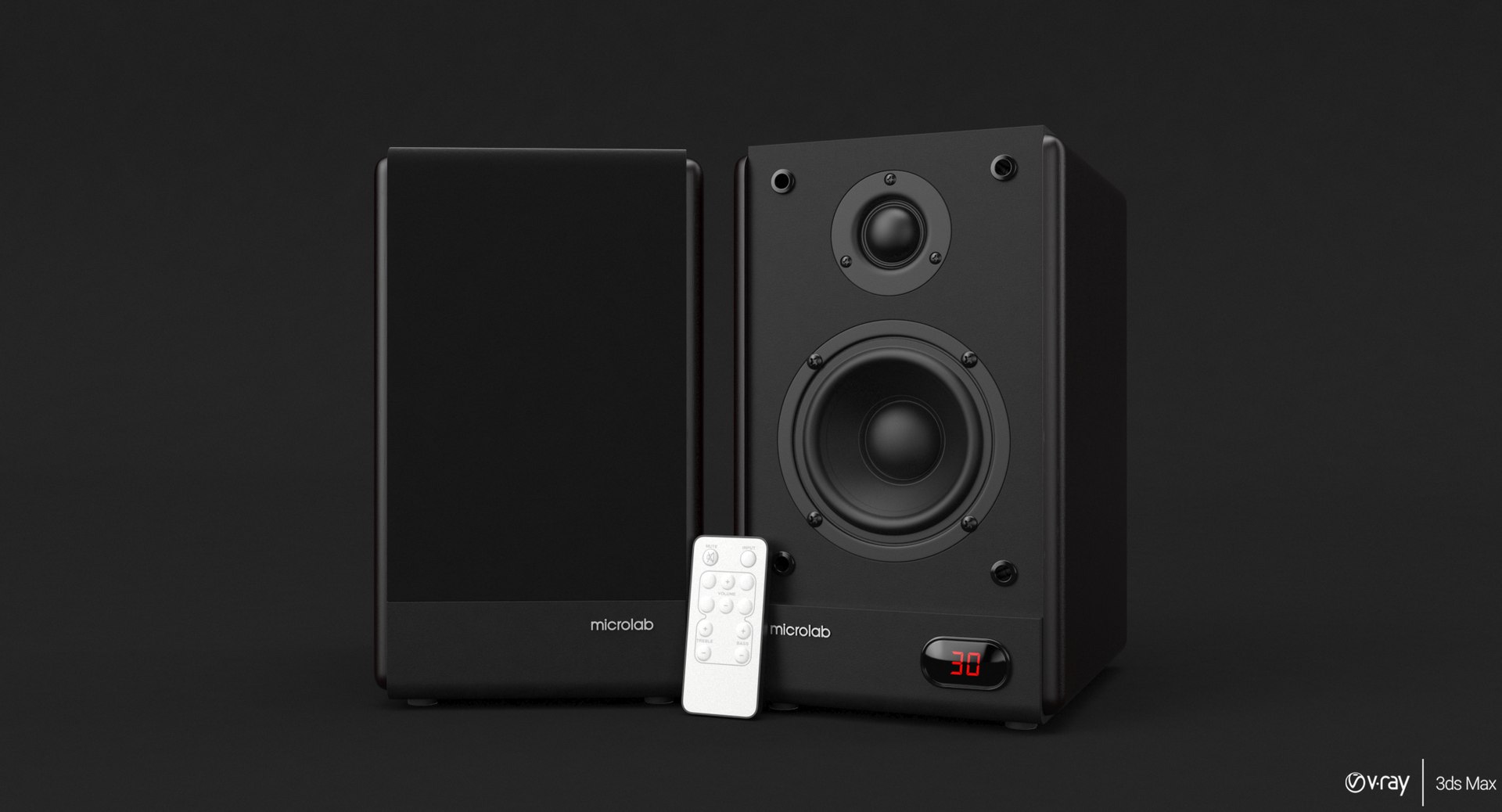 3D Model Realistic Microlab Solo-4c Speaker - TurboSquid 1299325