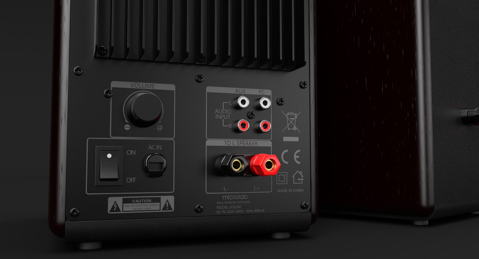 3D Model Realistic Microlab Solo-4c Speaker - TurboSquid 1299325