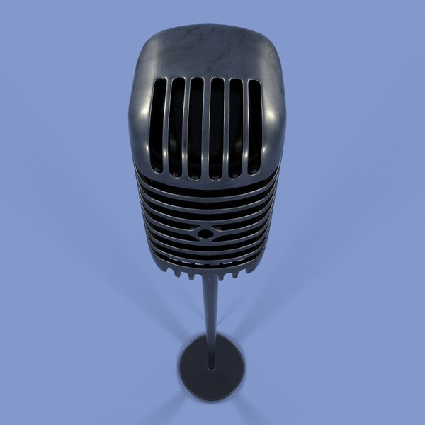 3d microphone model
