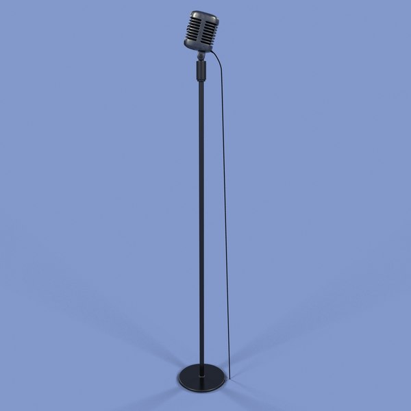 3d microphone model
