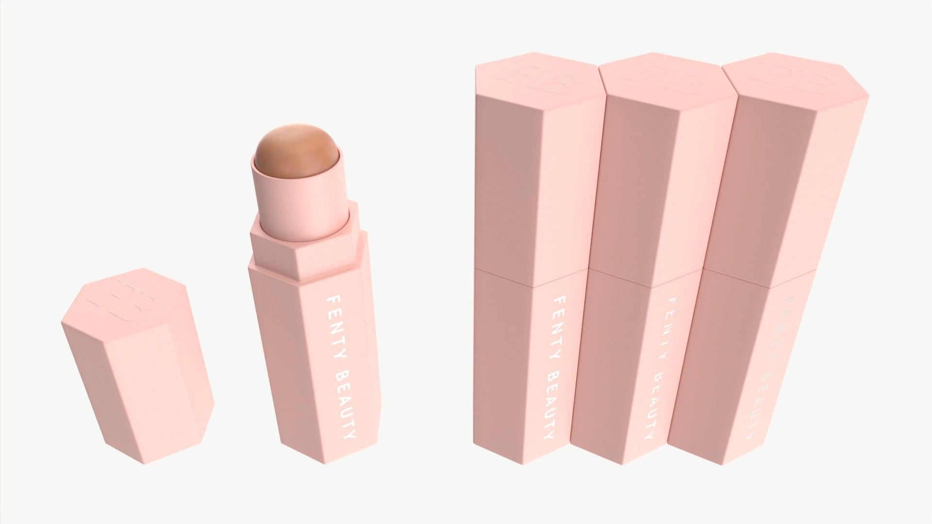 3D Fenty Beauty Match Stix Trio Makeup Sticks - TurboSquid 1920766