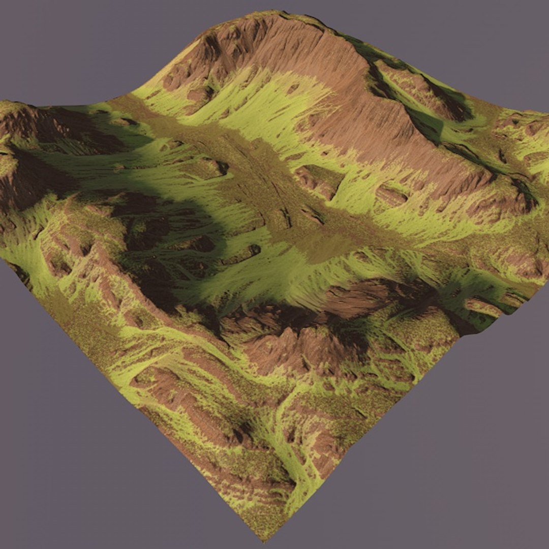 Mountain Maps Terrain 3d Max