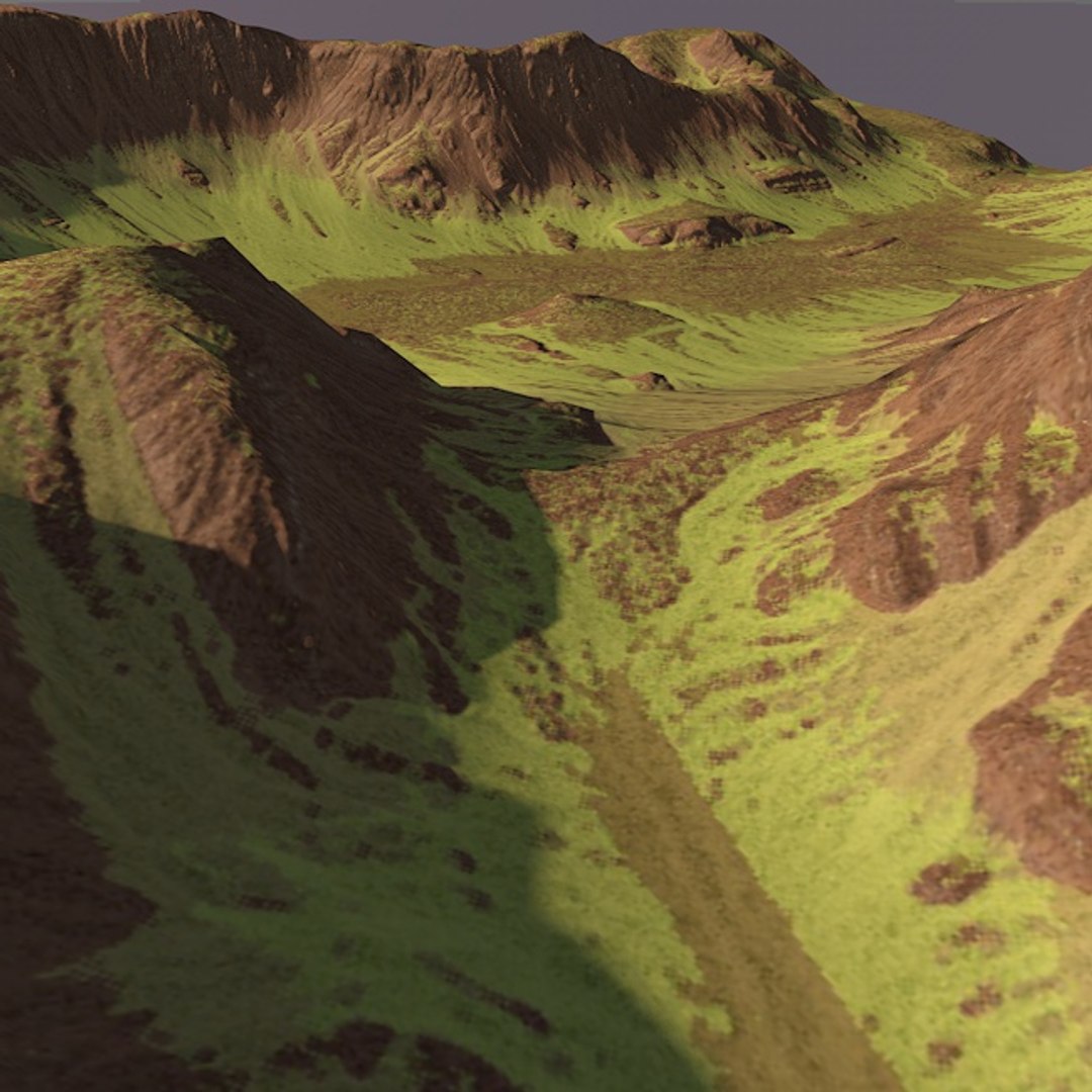 Mountain Maps Terrain 3d Max
