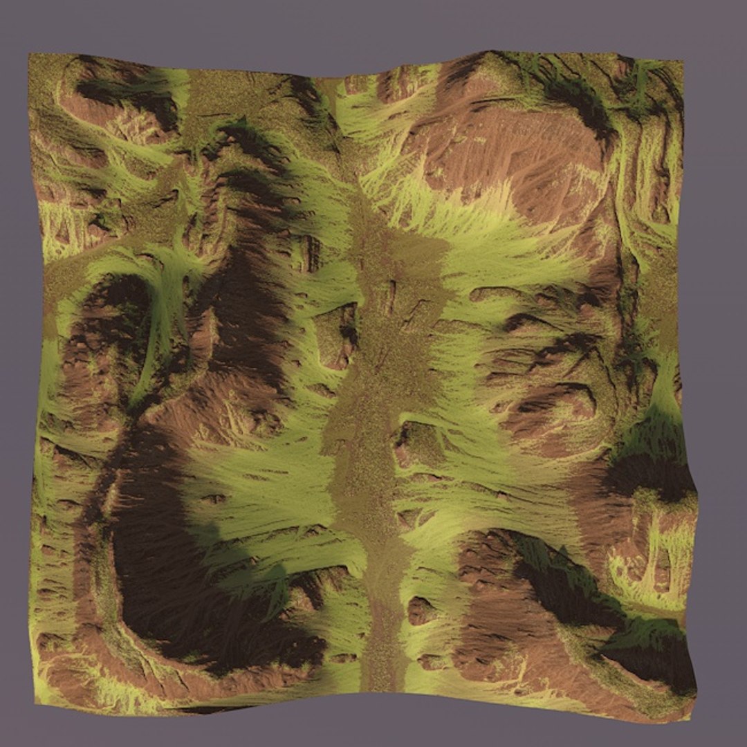 Mountain Maps Terrain 3d Max