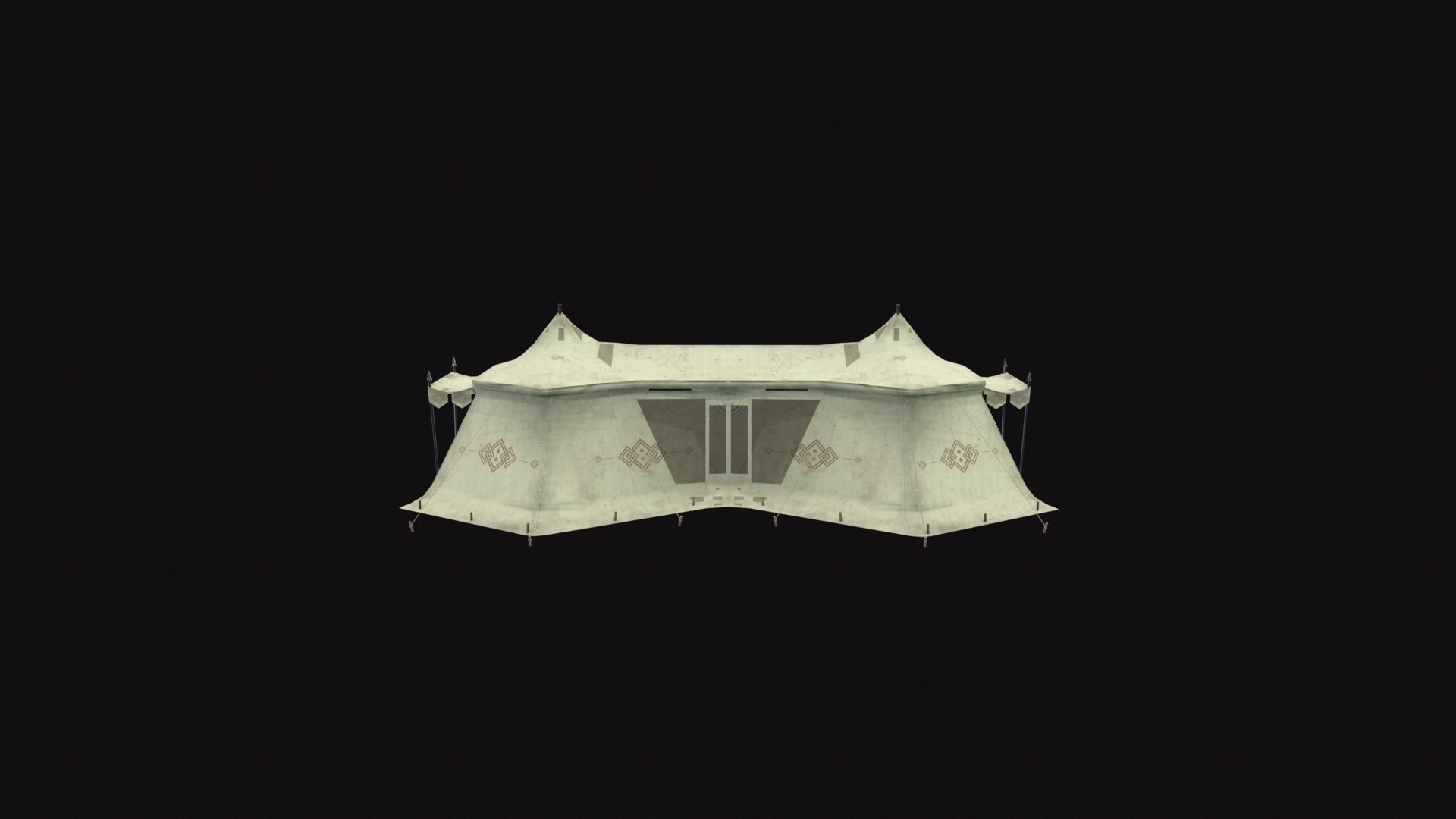 Medieval Tent 04 3D Model - TurboSquid 2318732