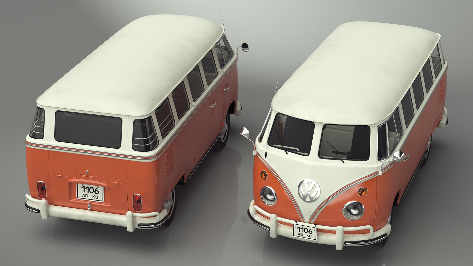 Volkswagen Type 2 T1 Bus 3D Model - TurboSquid 2261372