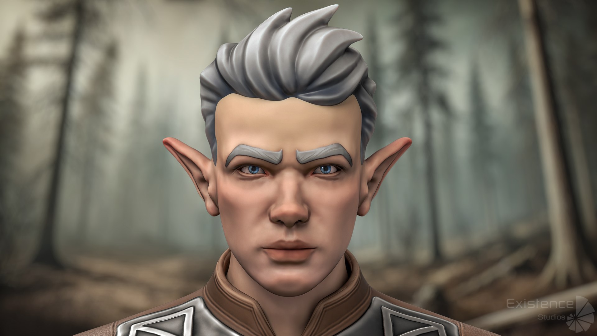 3D Elf Arden - Stylized Medieval Elven Warrior - 56 Model - TurboSquid ...