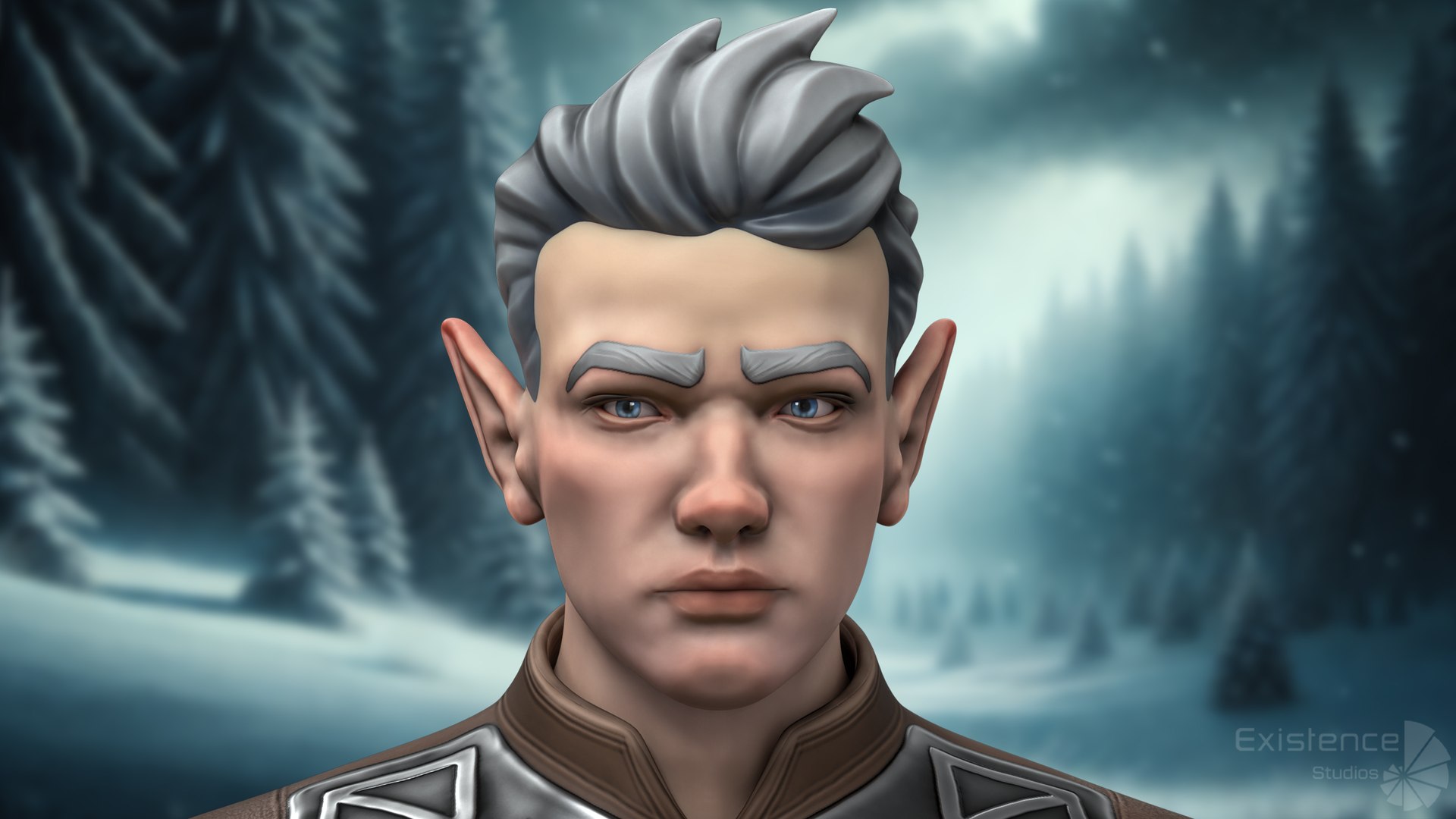 3D Elf Arden - Stylized Medieval Elven Warrior - 56 Model - TurboSquid ...