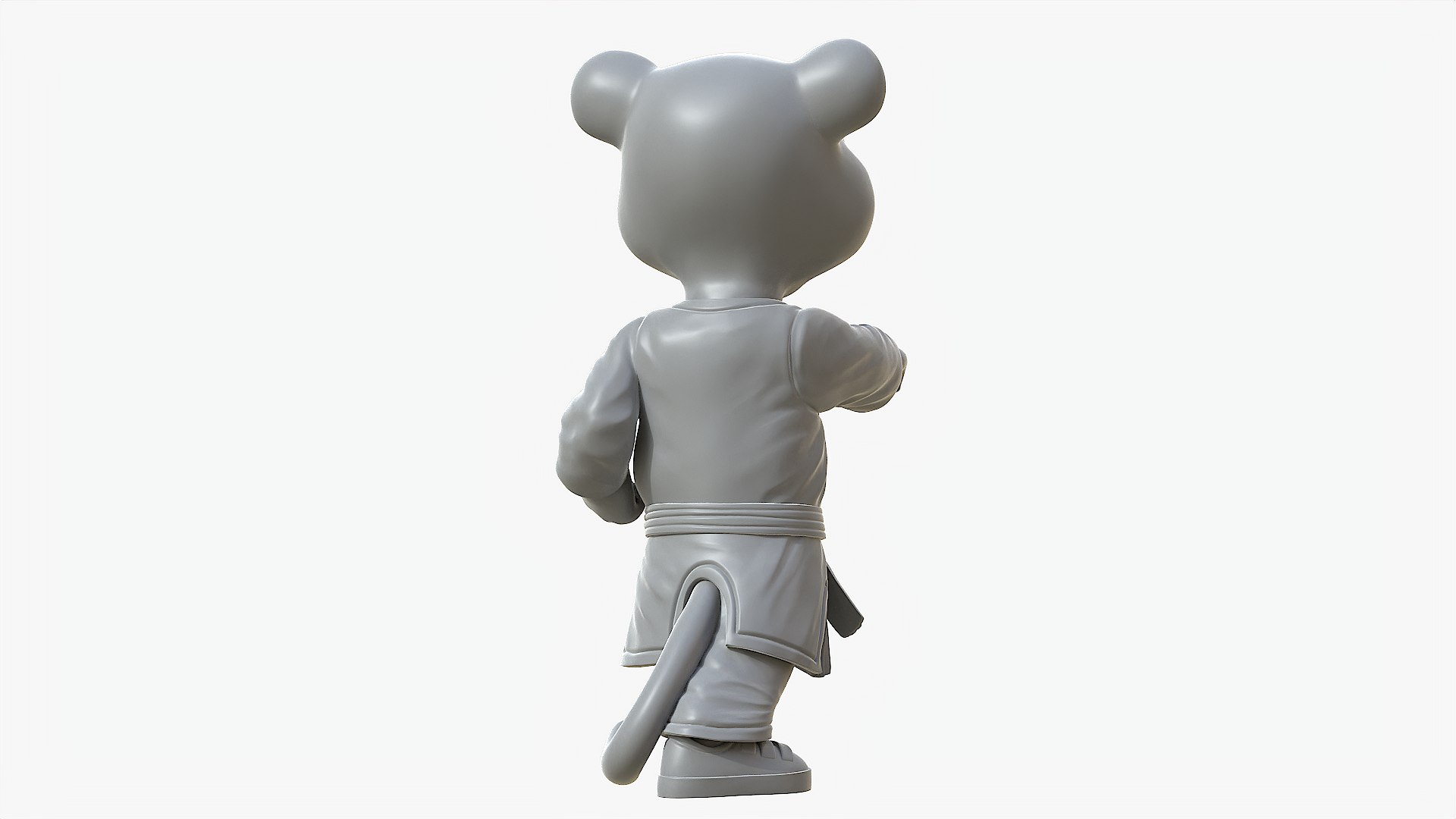 3D Karate Tiger Cub 1 Model - TurboSquid 1918882