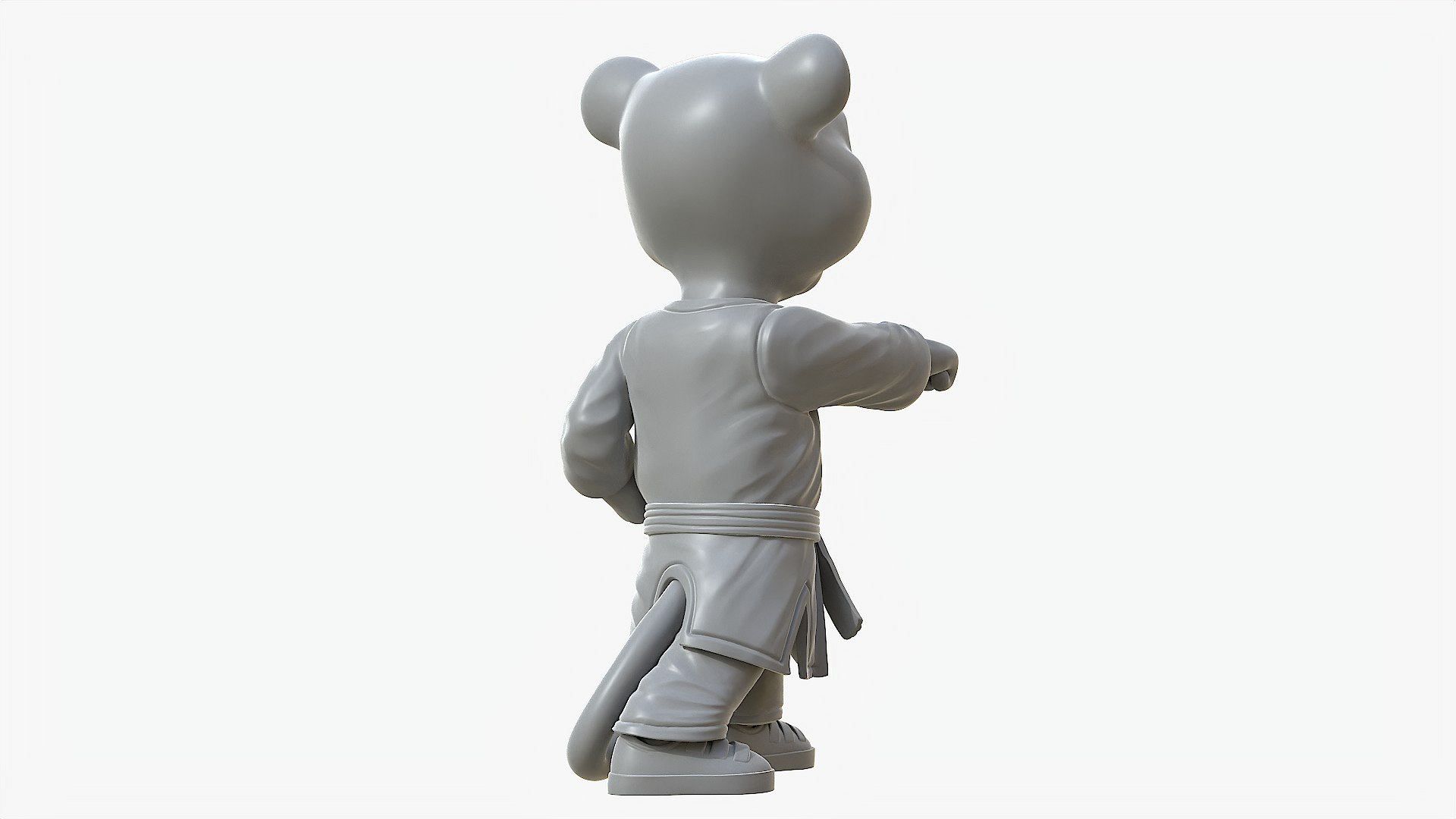 3D Karate Tiger Cub 1 Model - TurboSquid 1918882