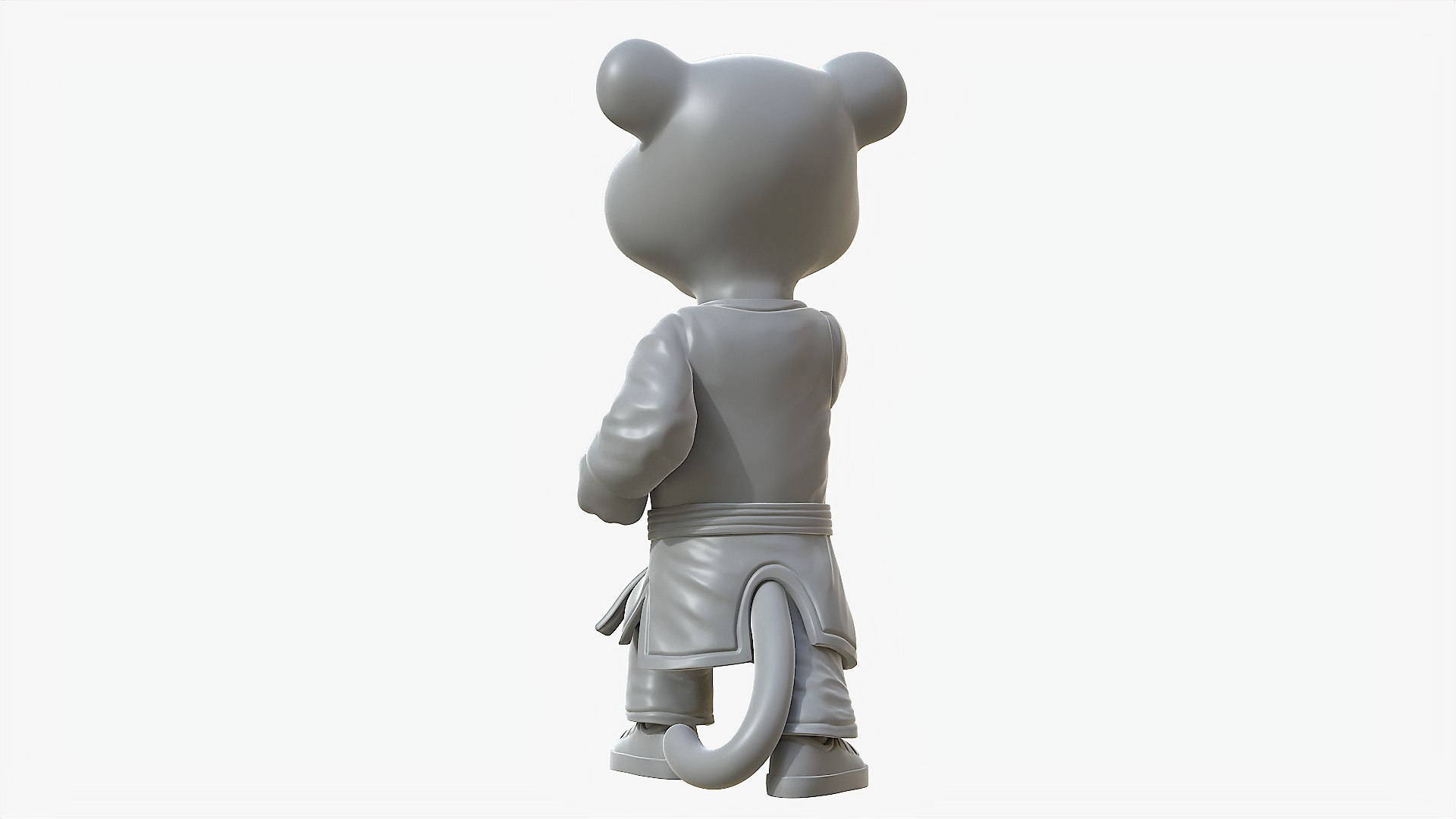 3D Karate Tiger Cub 1 Model - TurboSquid 1918882