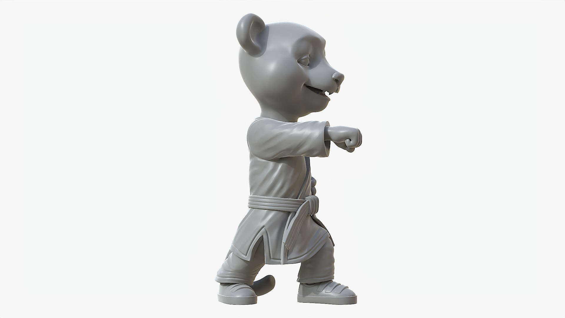 3D Karate Tiger Cub 1 Model - TurboSquid 1918882
