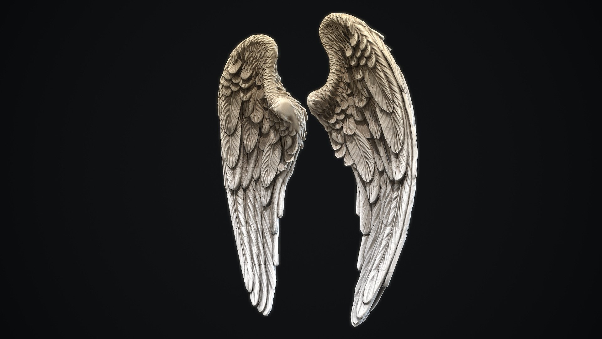 Angel Wings 3D Model - TurboSquid 2135552