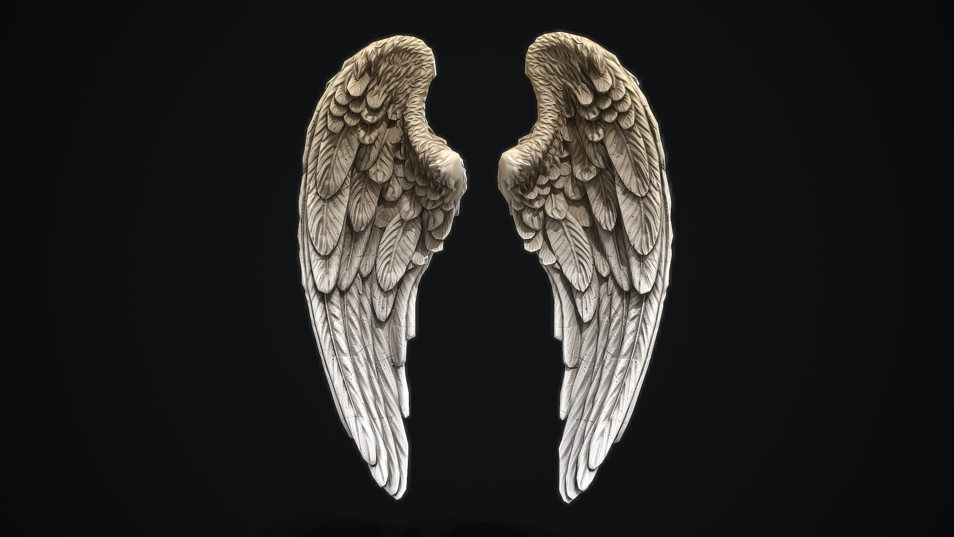 Angel Wings 3D Model - TurboSquid 2135552