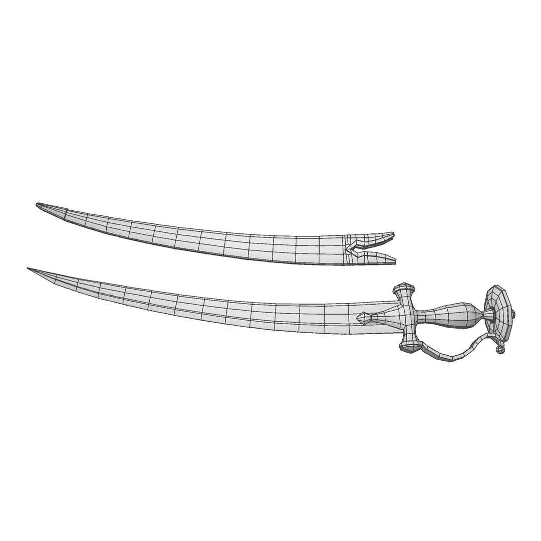 3d Ma Sword Polygons