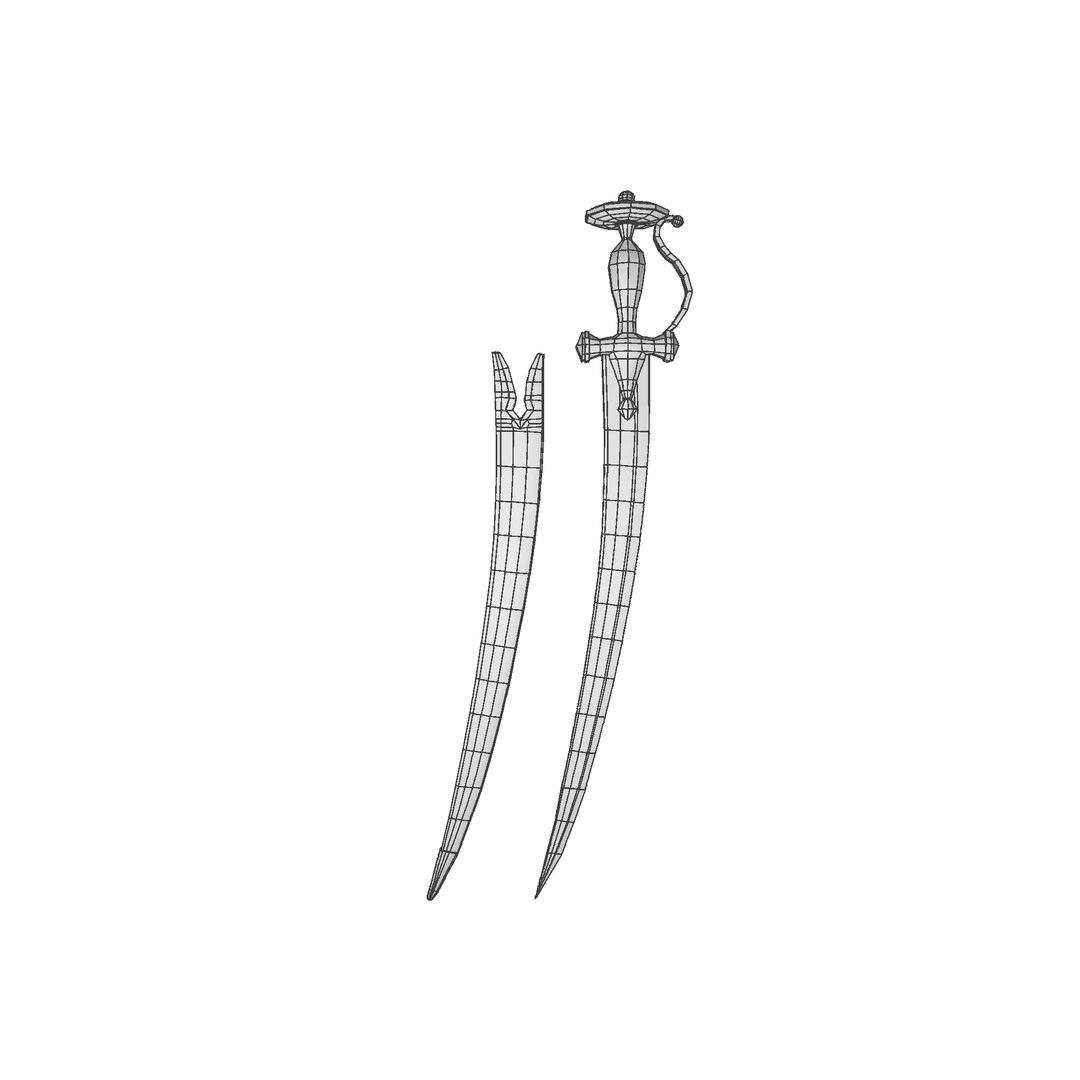 3d Ma Sword Polygons