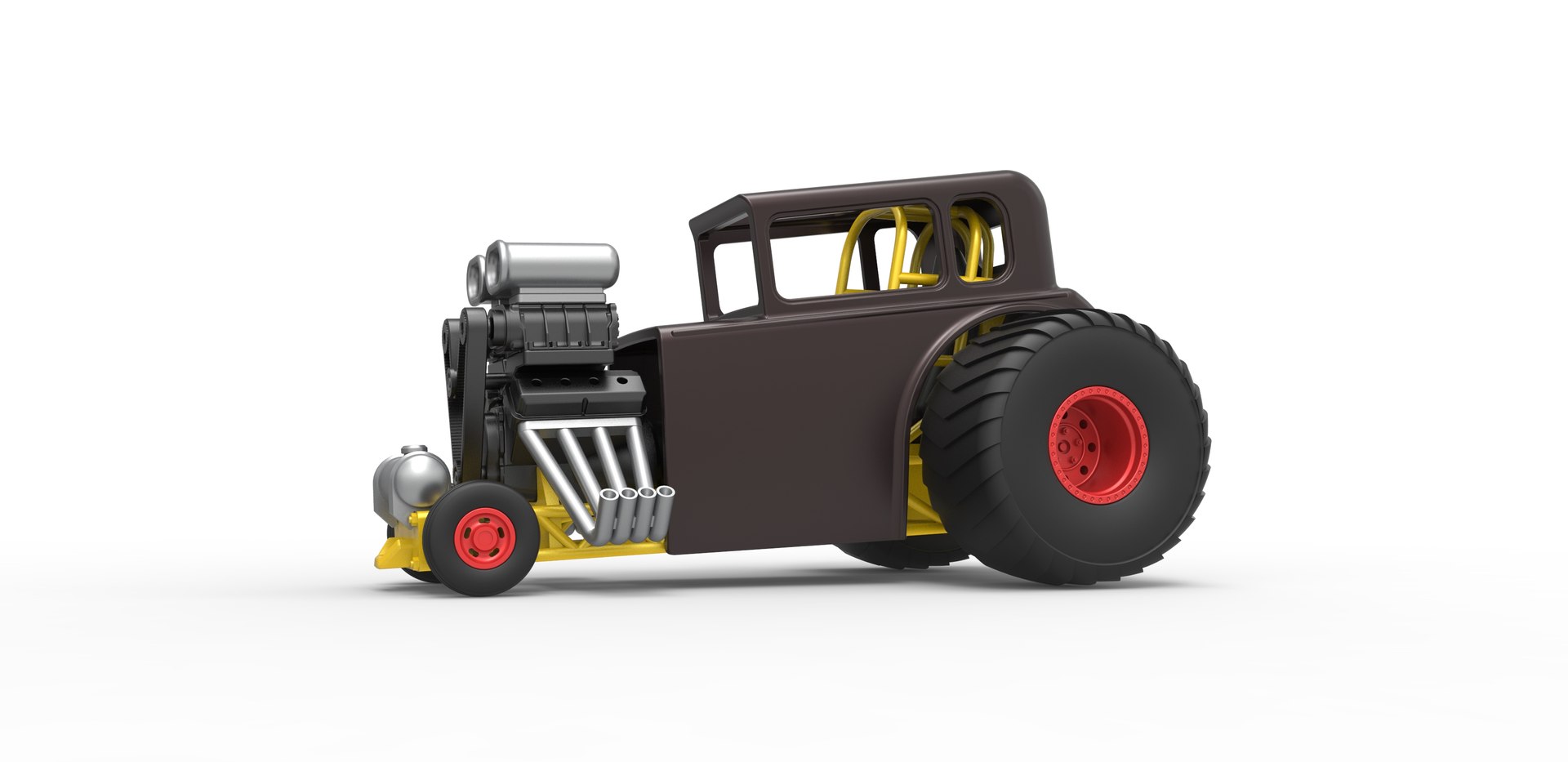 Diecast Mini Rod Pulling Tractor 5 Scale 1 To 25 3D Model - TurboSquid ...