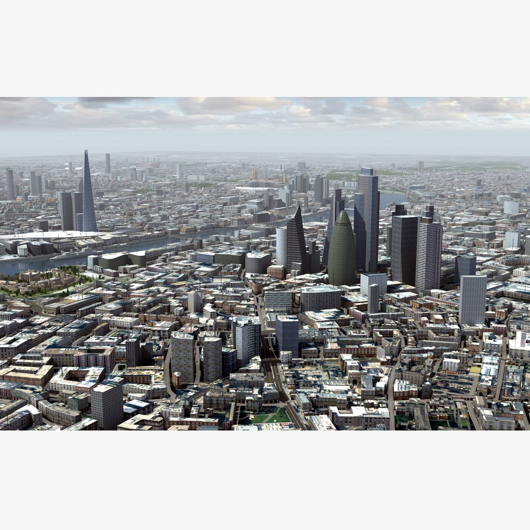 London City 3D model - TurboSquid 1924144
