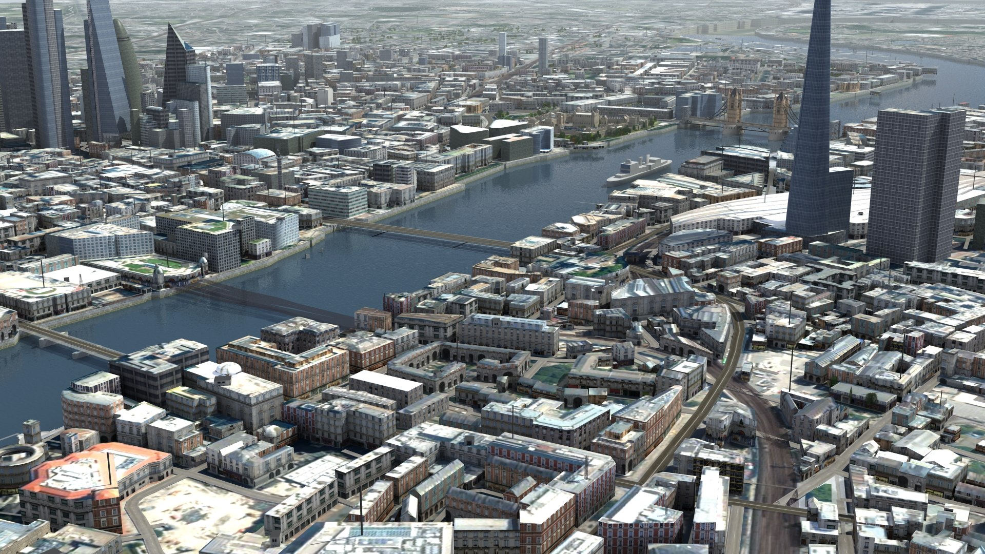 London City 3D Model - TurboSquid 1924144