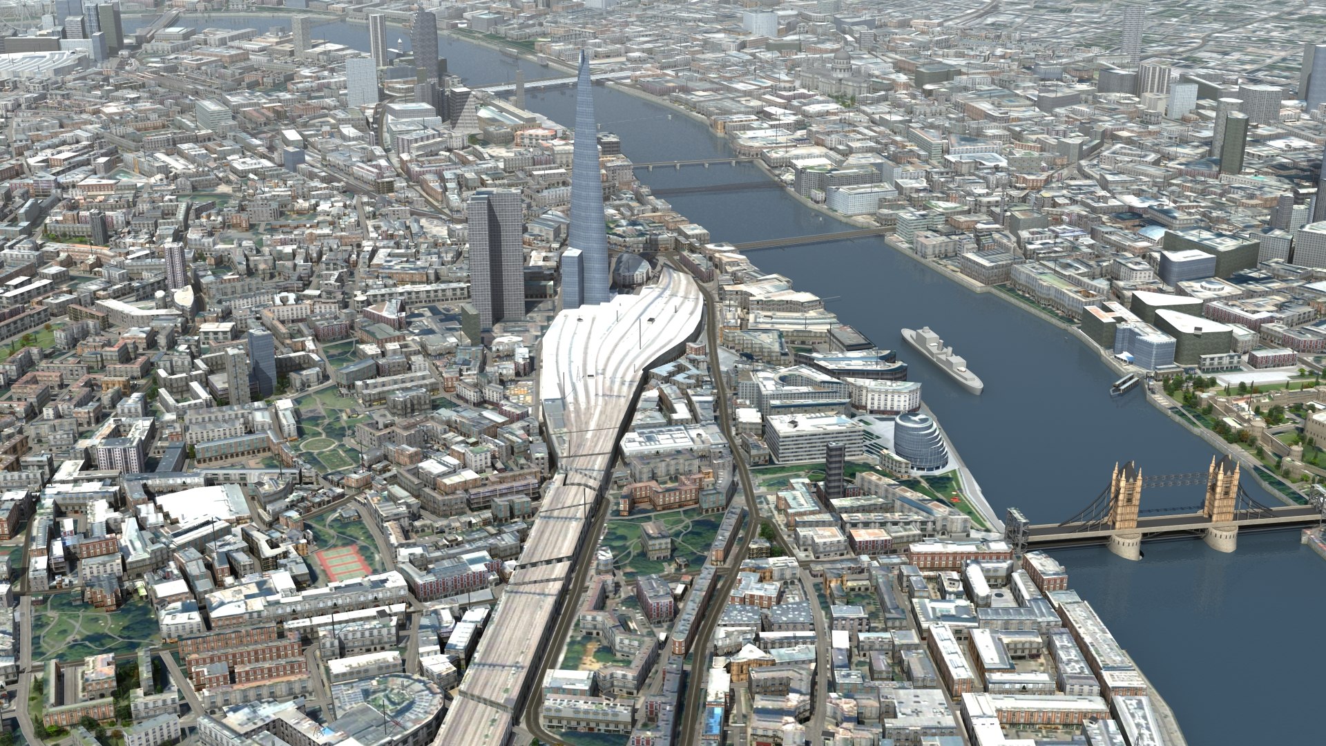 London City 3D Model - TurboSquid 1924144