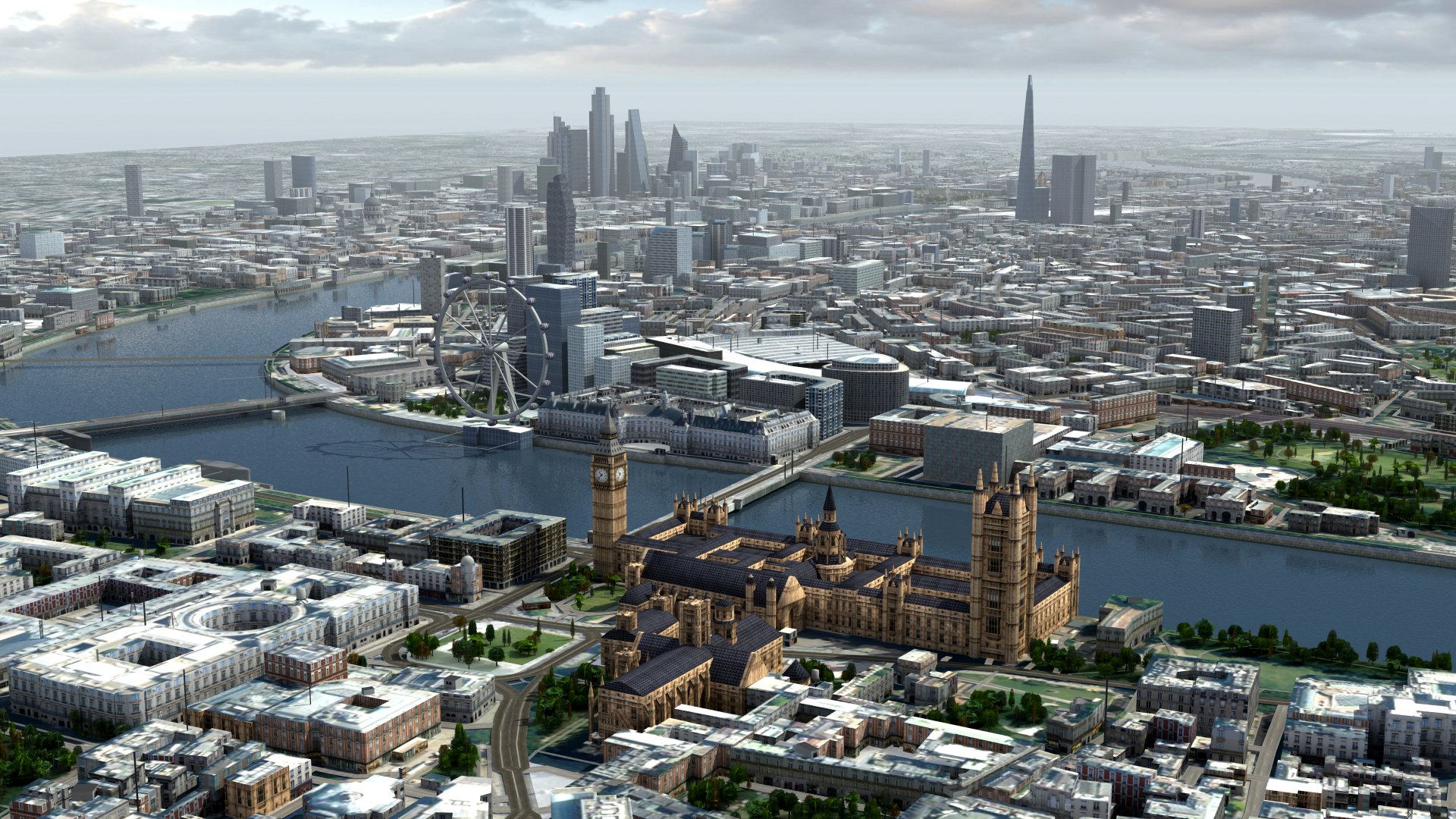 London City 3D Model - TurboSquid 1924144