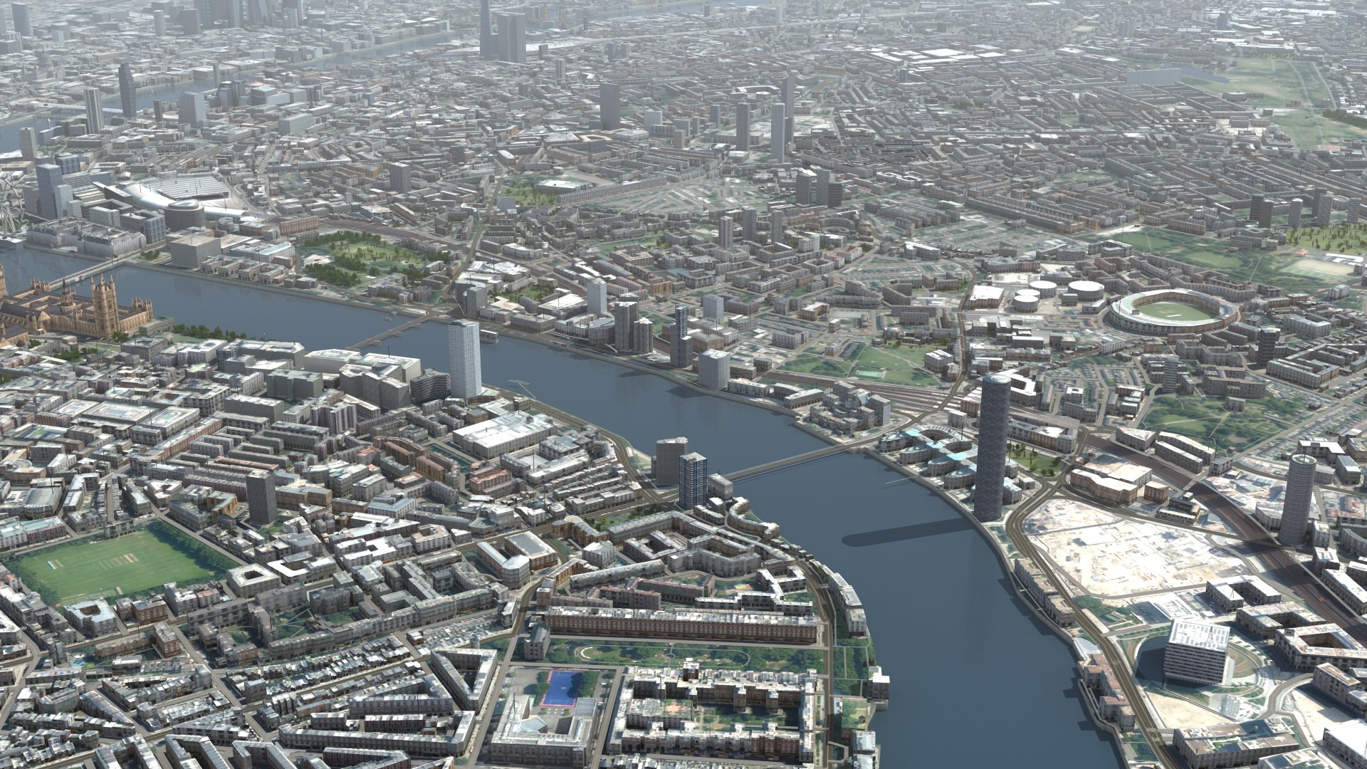 London City 3D Model - TurboSquid 1924144