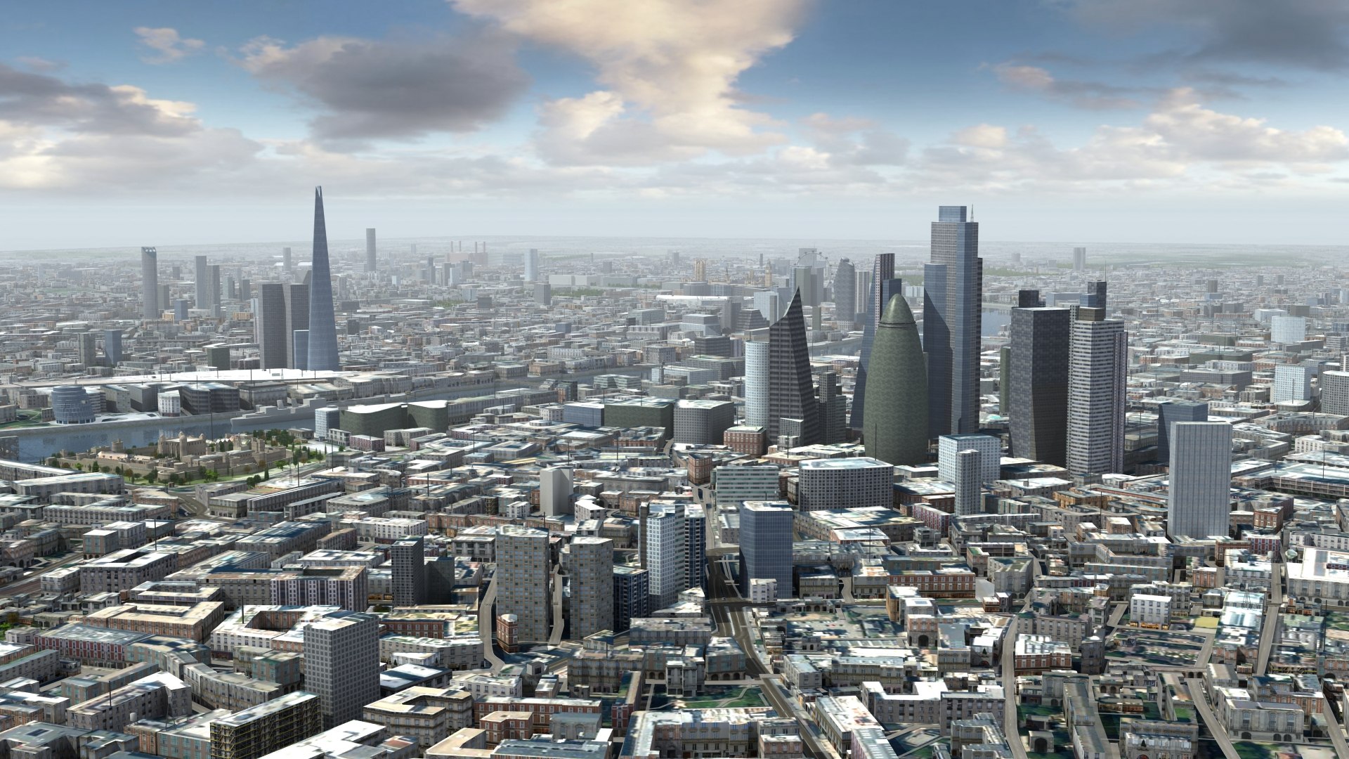 London City 3D Model - TurboSquid 1924144