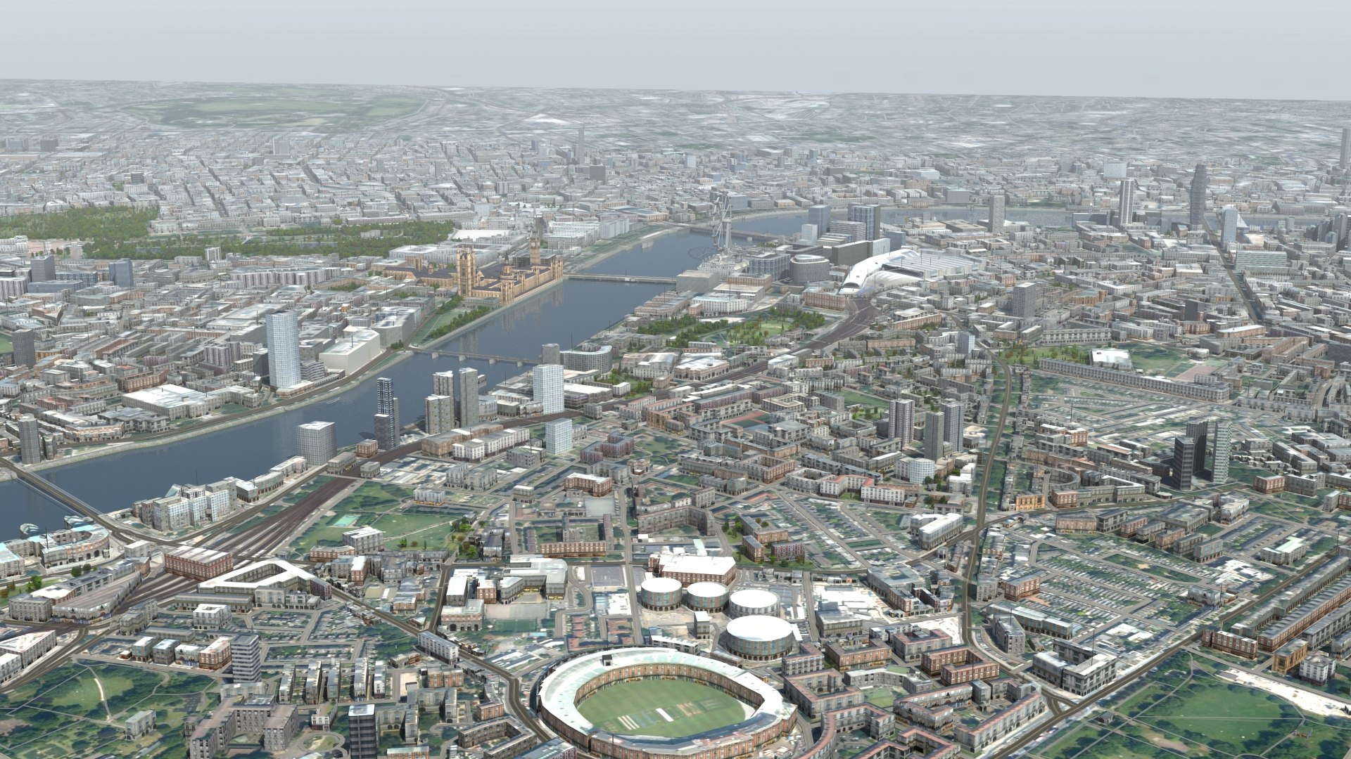 London City 3D Model - TurboSquid 1924144