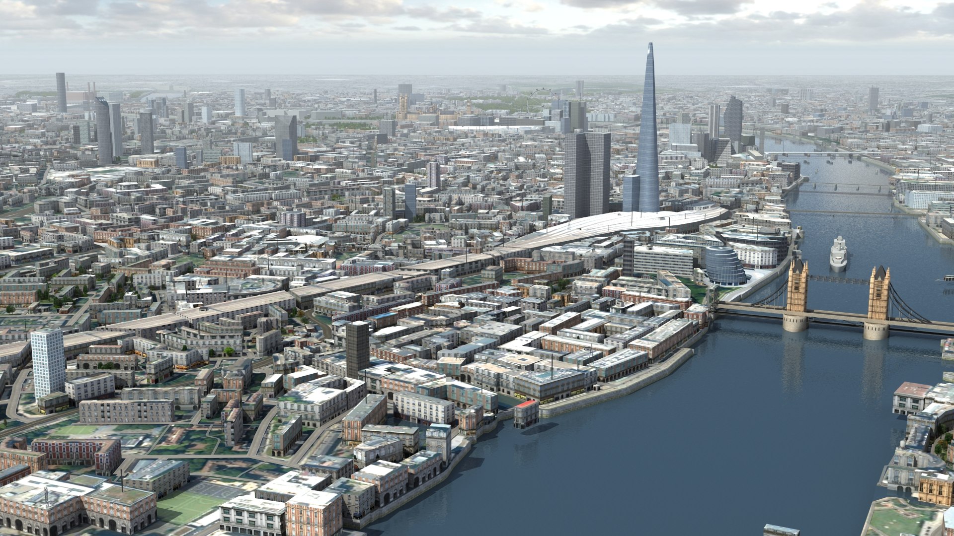 London City 3D Model - TurboSquid 1924144